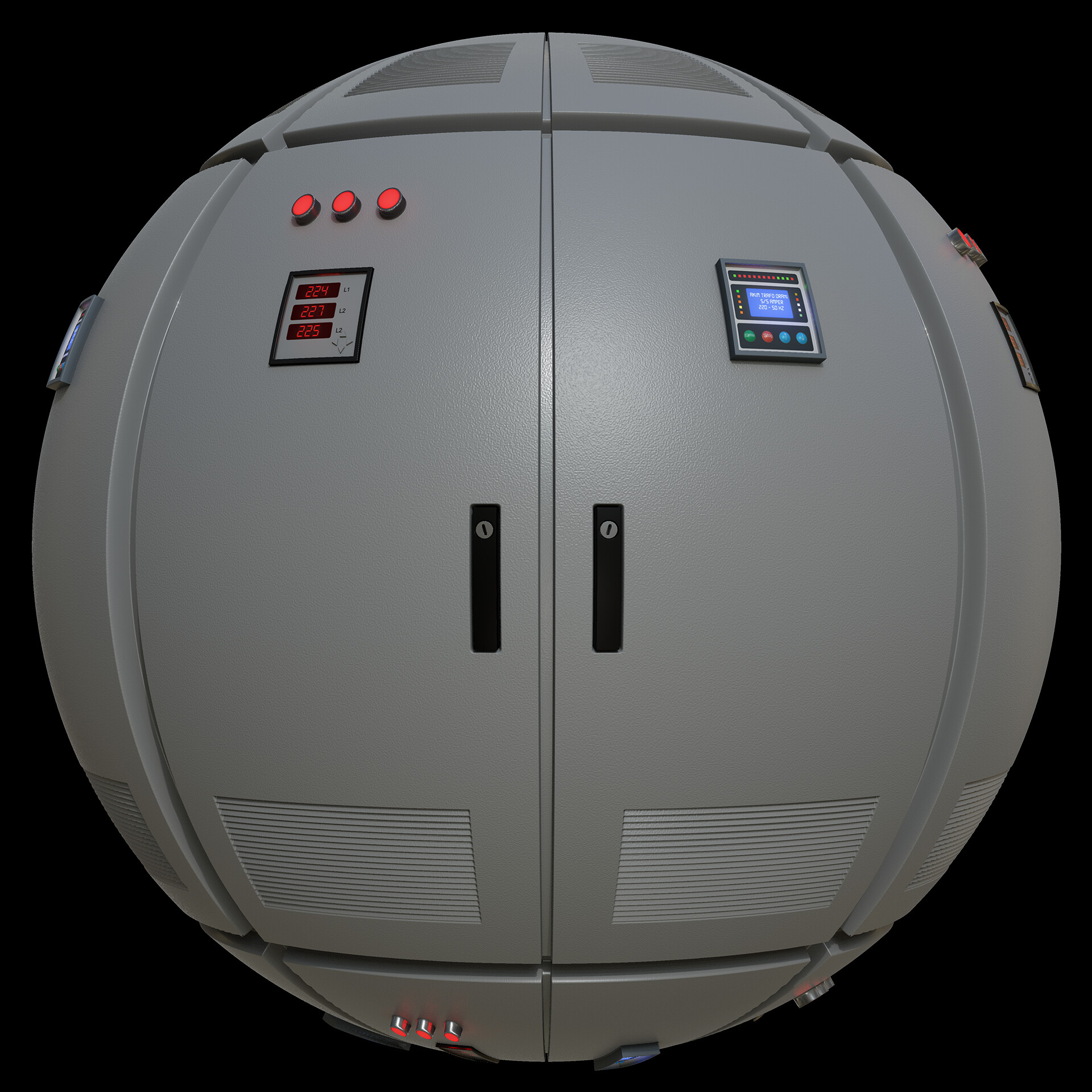 ArtStation - Electric Panel PBR Material / Substance Designer