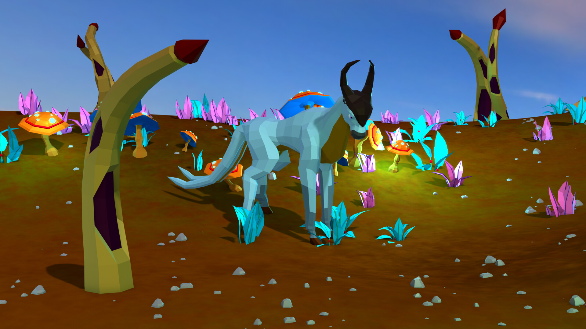 Ronja Dill - LOW POLY - Alien Animal - 01