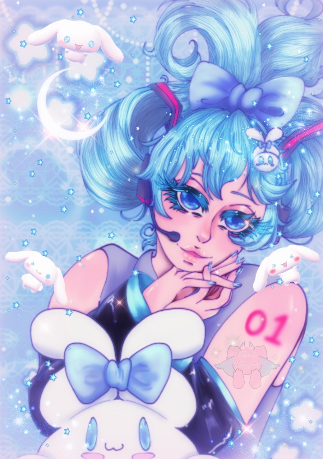 ArtStation - Miku x cinnamoroll