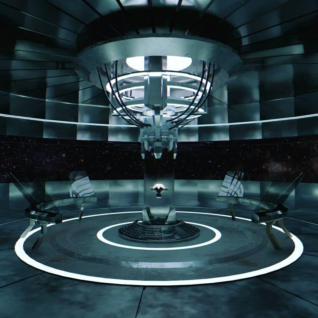 ArtStation - spaceship interior