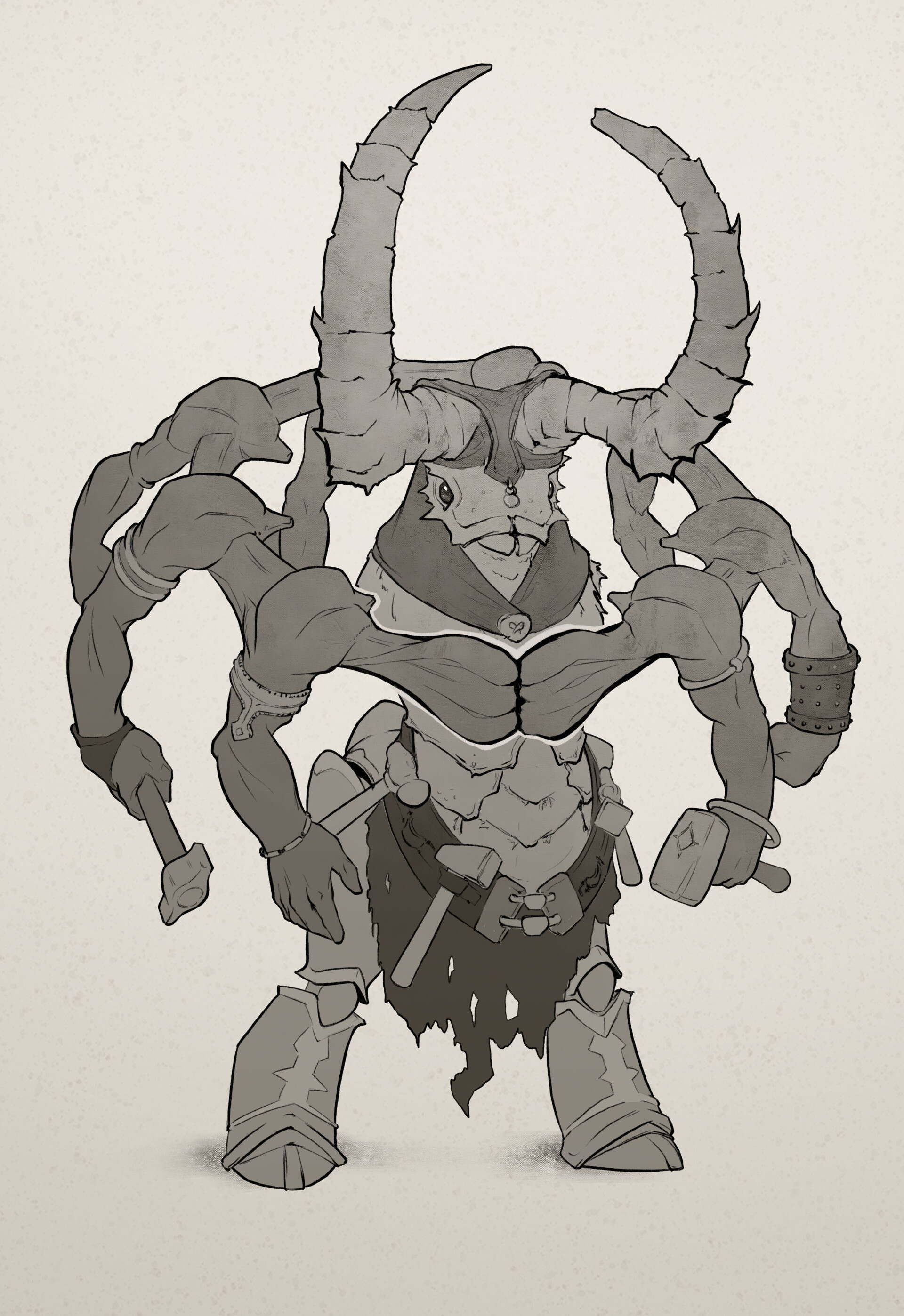 ArtStation - Demon blacksmith