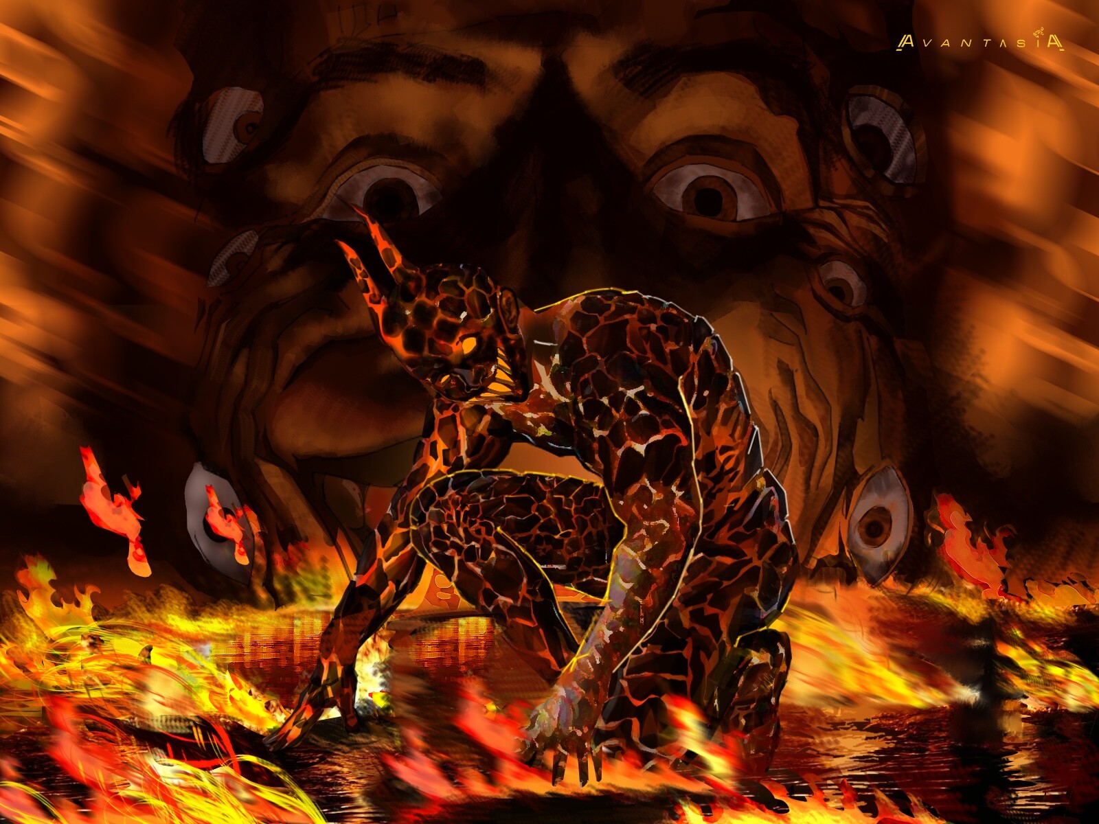 Art of Avantasia - Hell Berserker - The Inferno Series #4