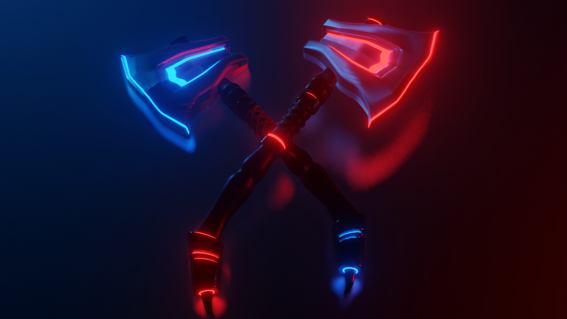 ArtStation - Neon Sci-Fi Weapons