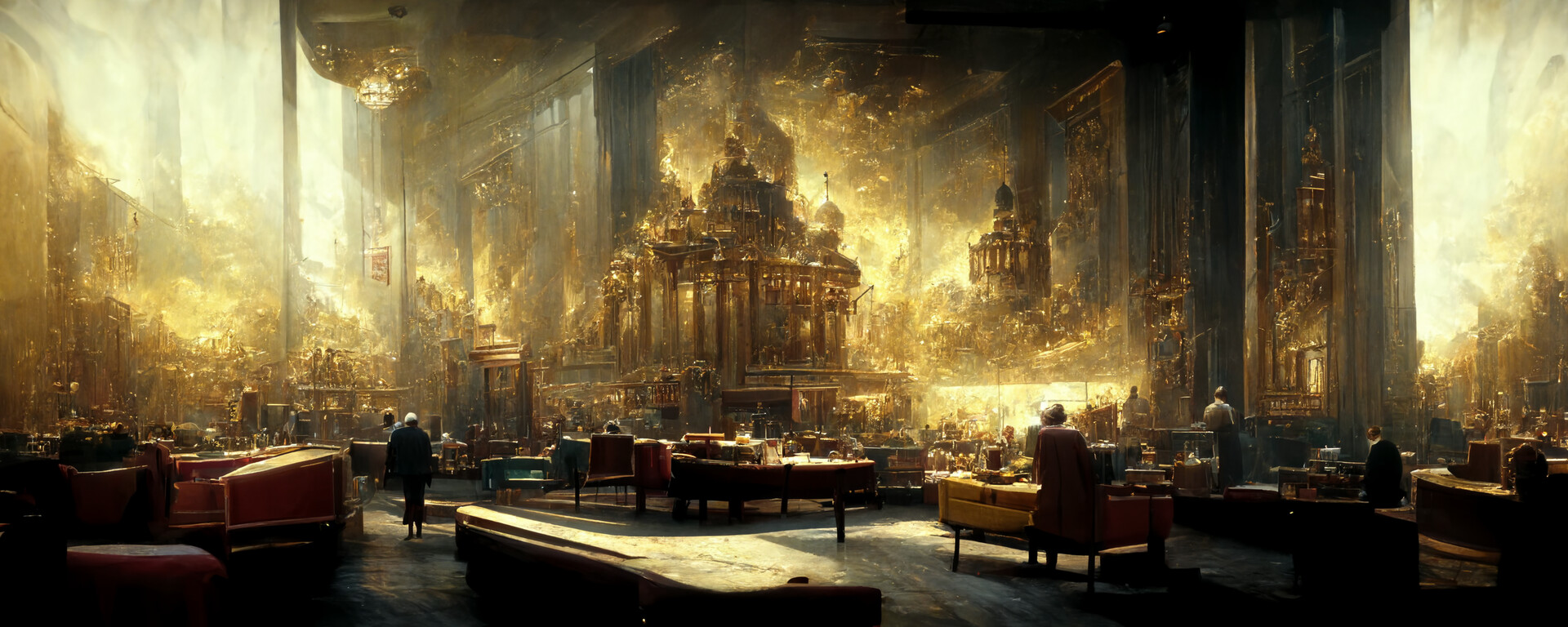 ArtStation - Golden Library