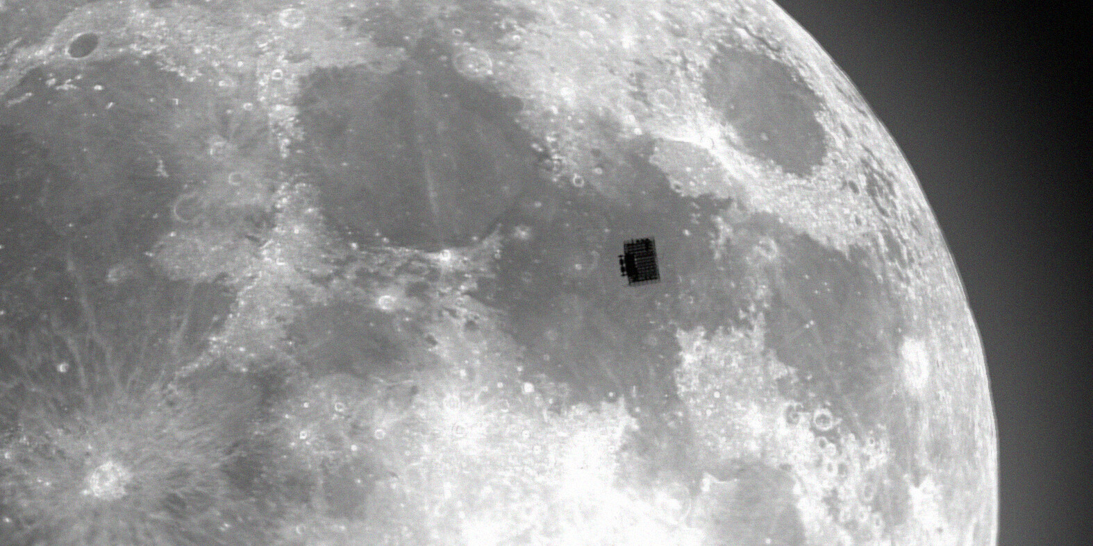 ArtStation - Delta 1984 Station Transits the Moon