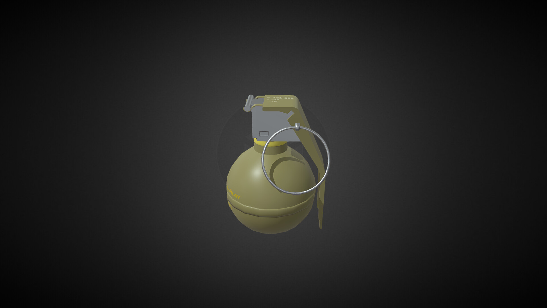 ArtStation - Frag Grenade (Low Poly)
