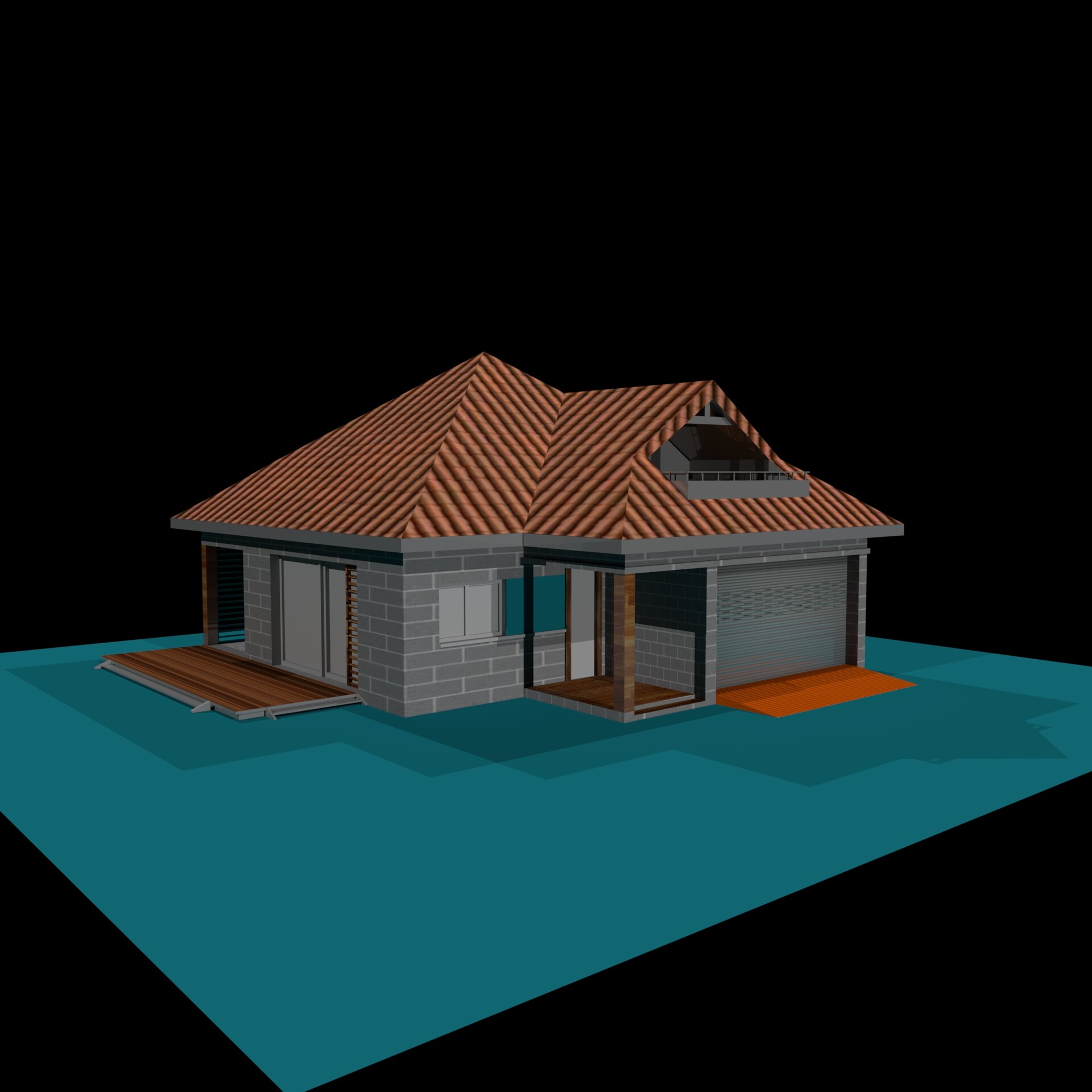 ArtStation - 3d_house_modeling