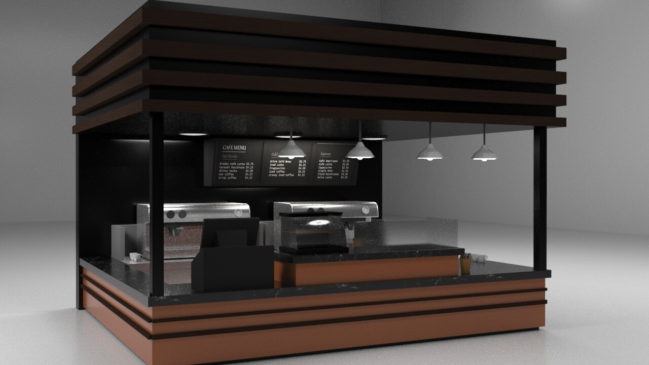 Modern Cafe Kiosk