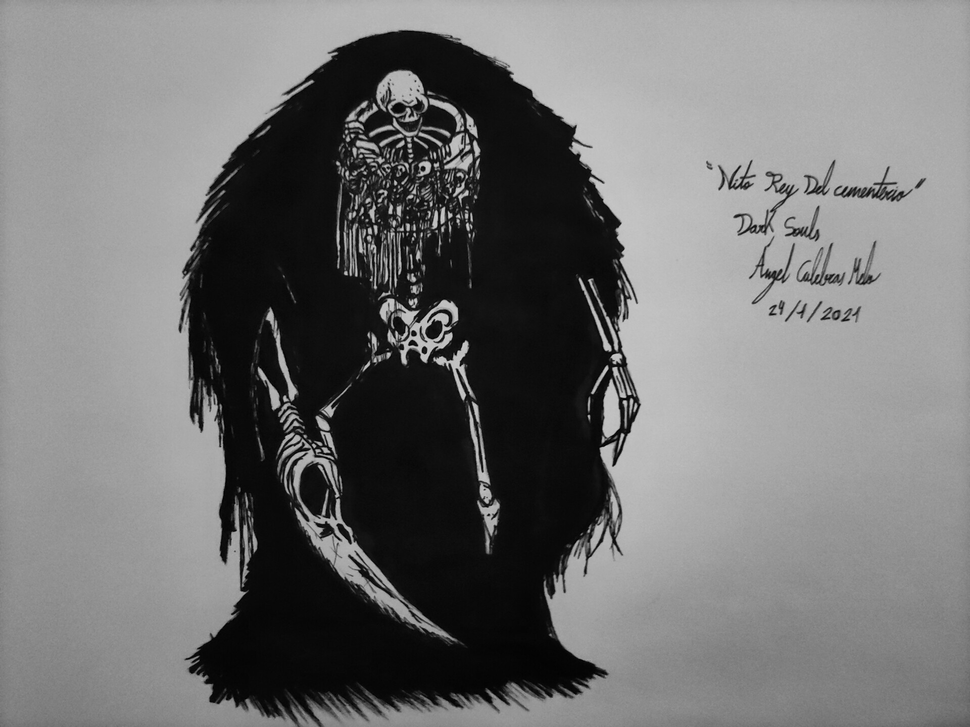 ArtStation - Nito The Graveyard lord (Dark Souls)