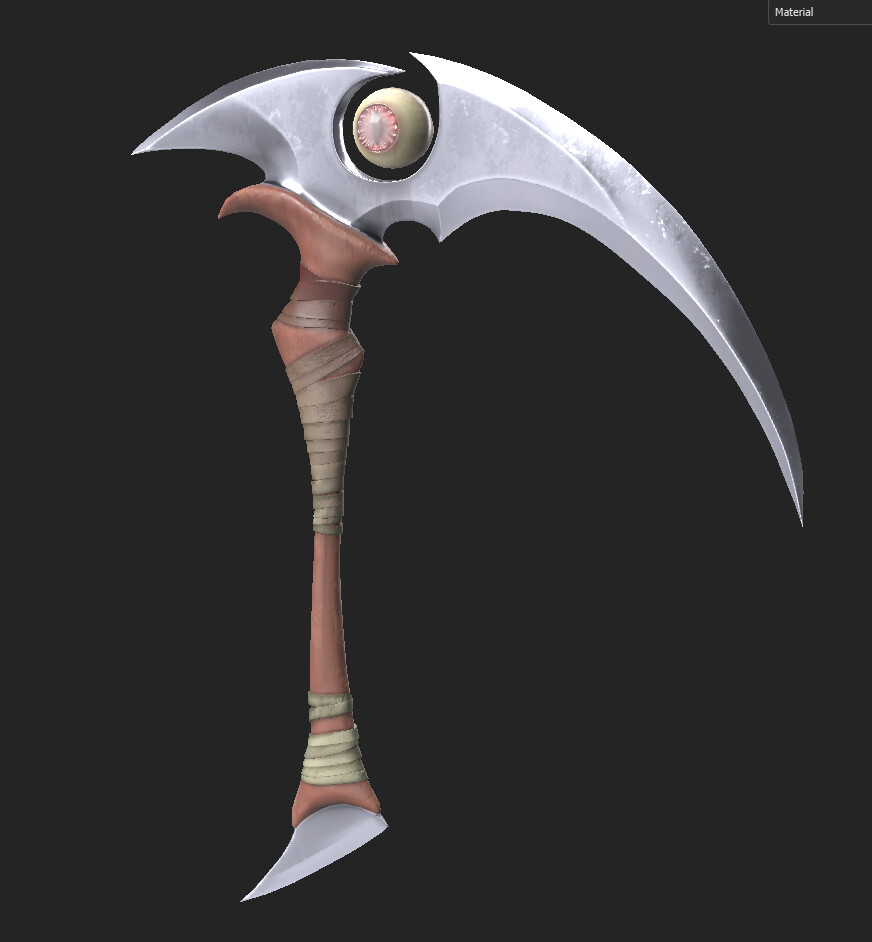 ArtStation - Dark Waters Kayn's Scythe (Assassin Form)