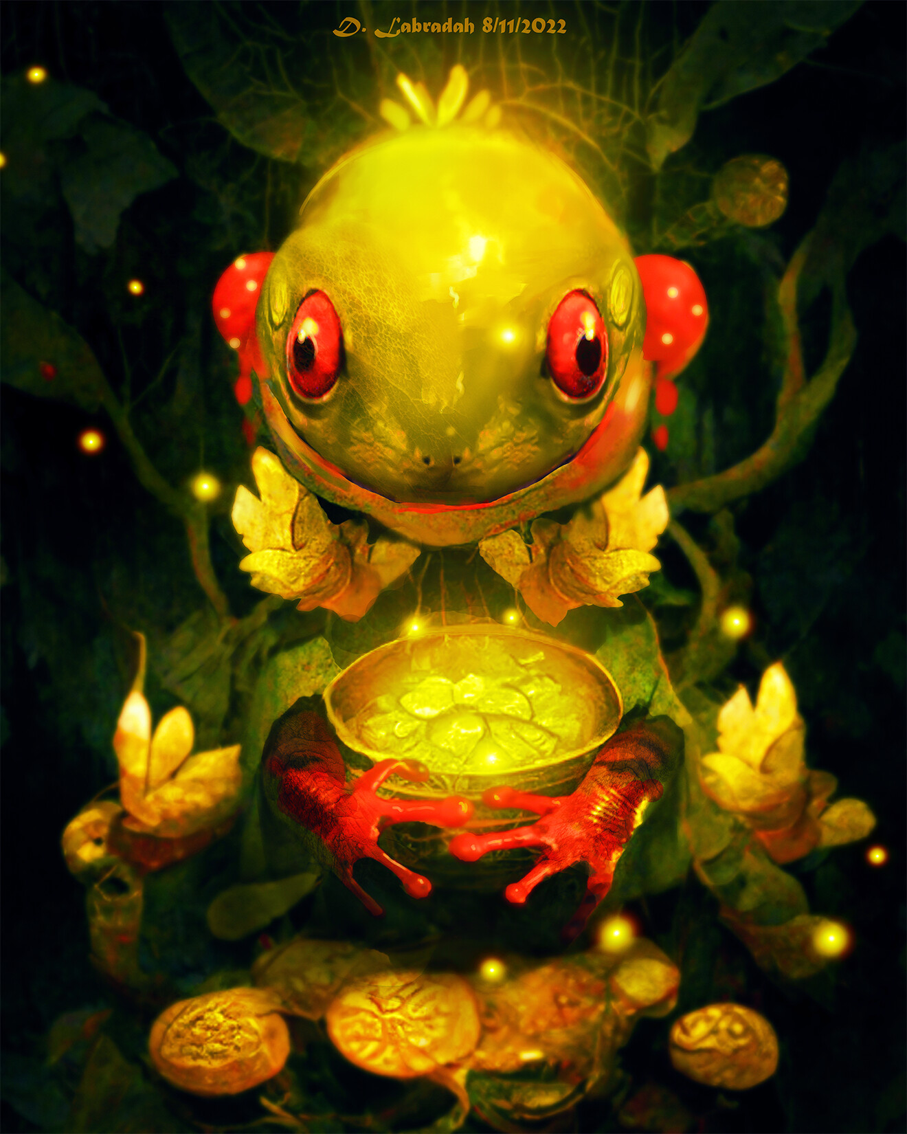 ArtStation - Daily Art 8/11/2022 Frog Critter