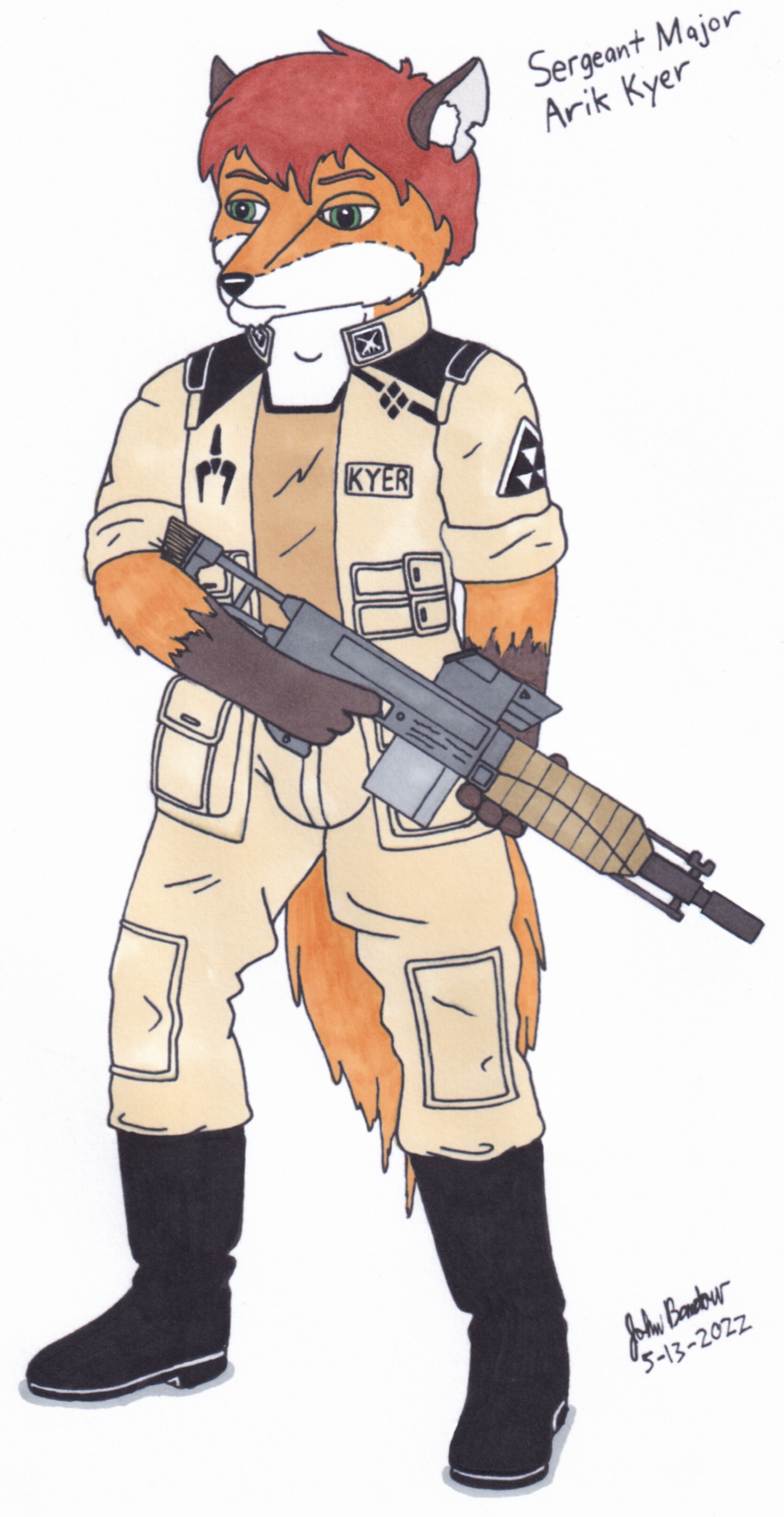 ArtStation - Sergeant Major Arik Kyer