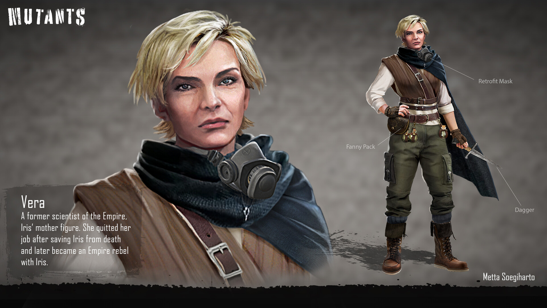 Metta Soegiharto - Mutants - Character Design