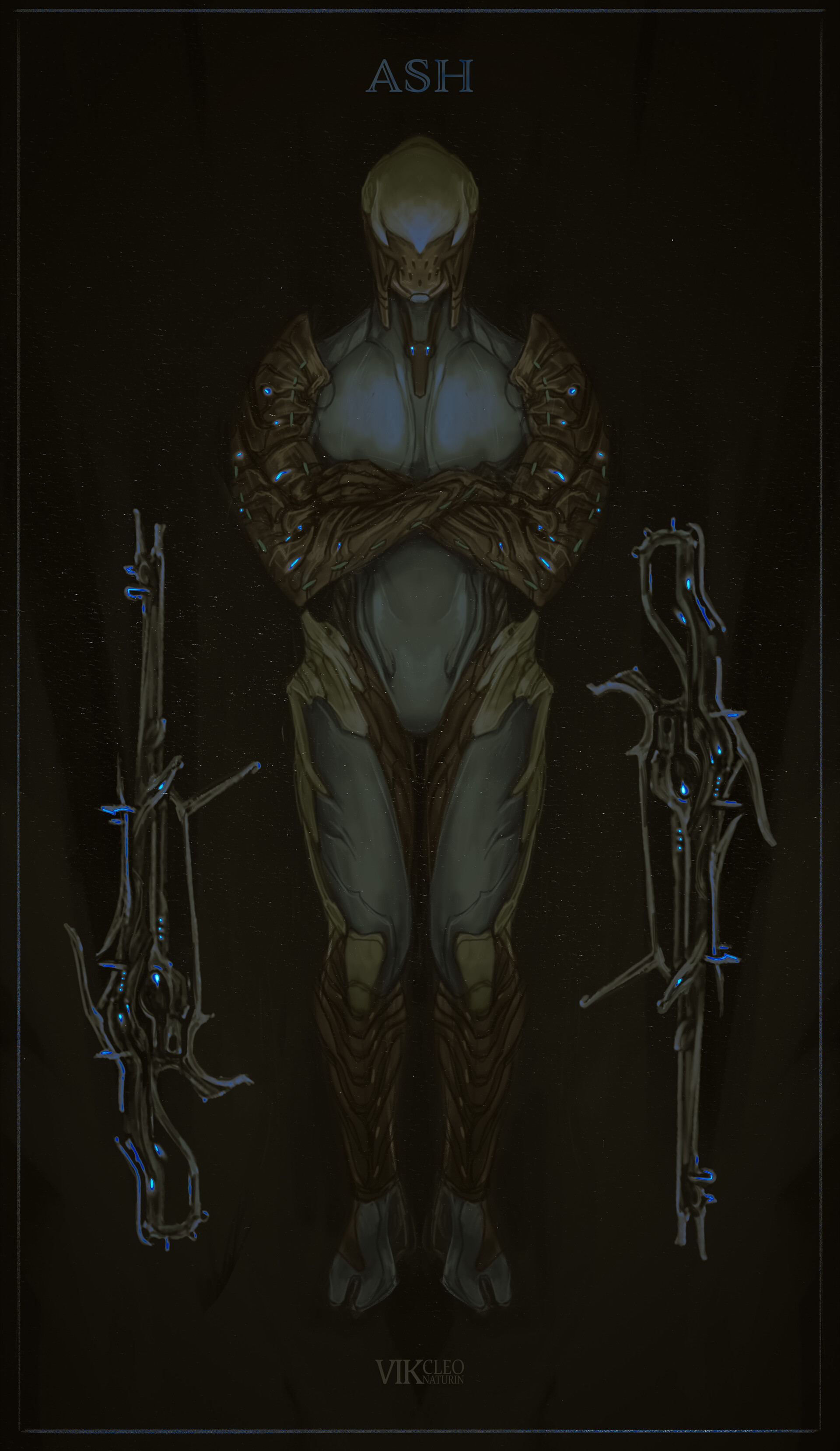 ash warframe concept art