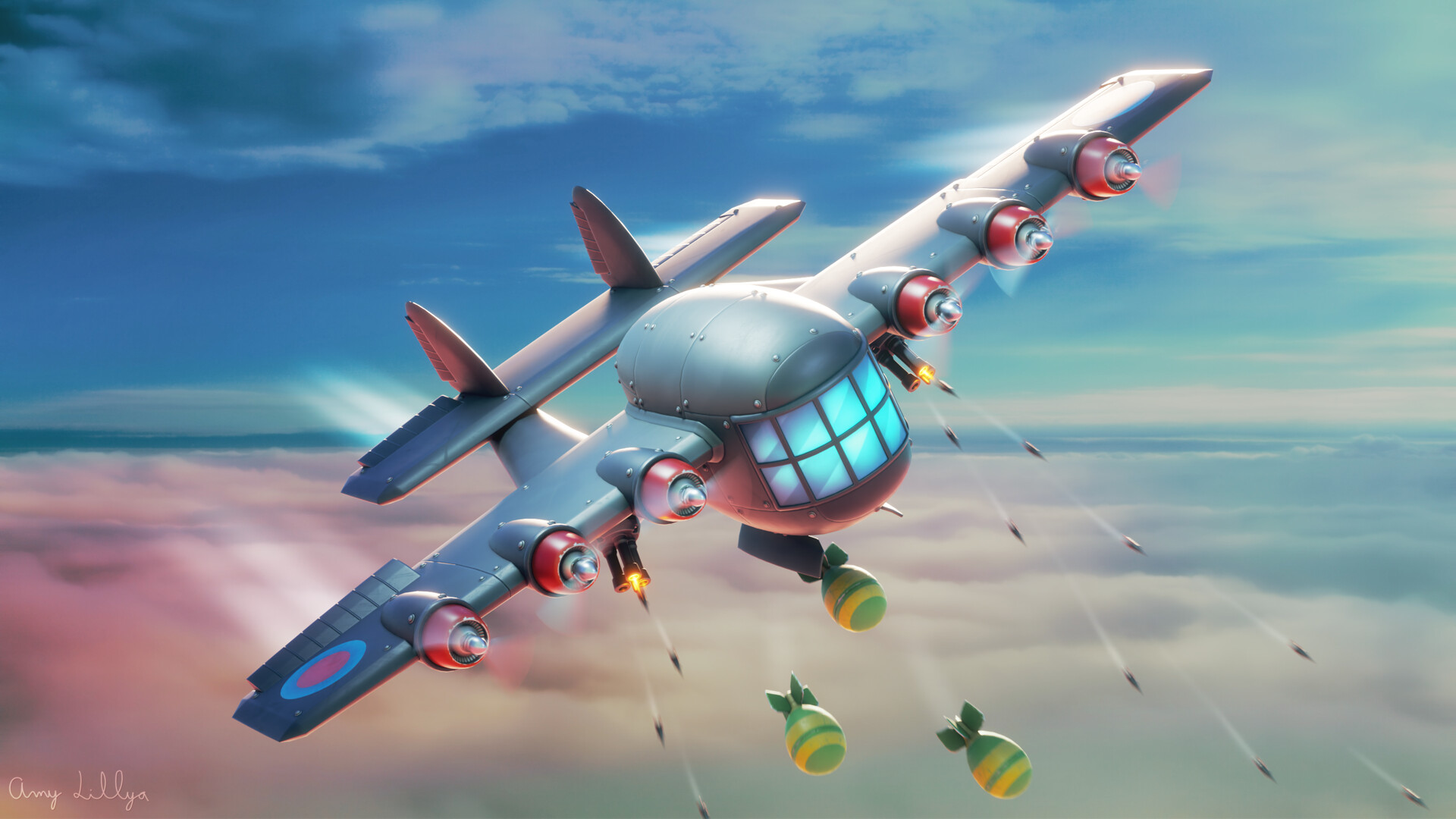 ArtStation - Flying Fortress