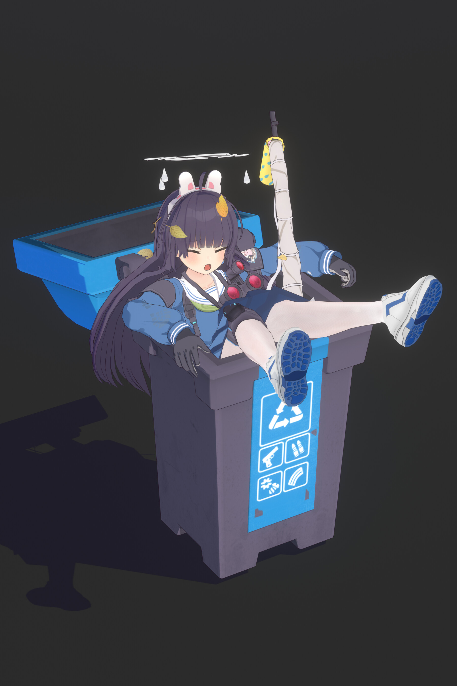 MOMO_RUI - [Blue Archieve ]Miyu 3D Work