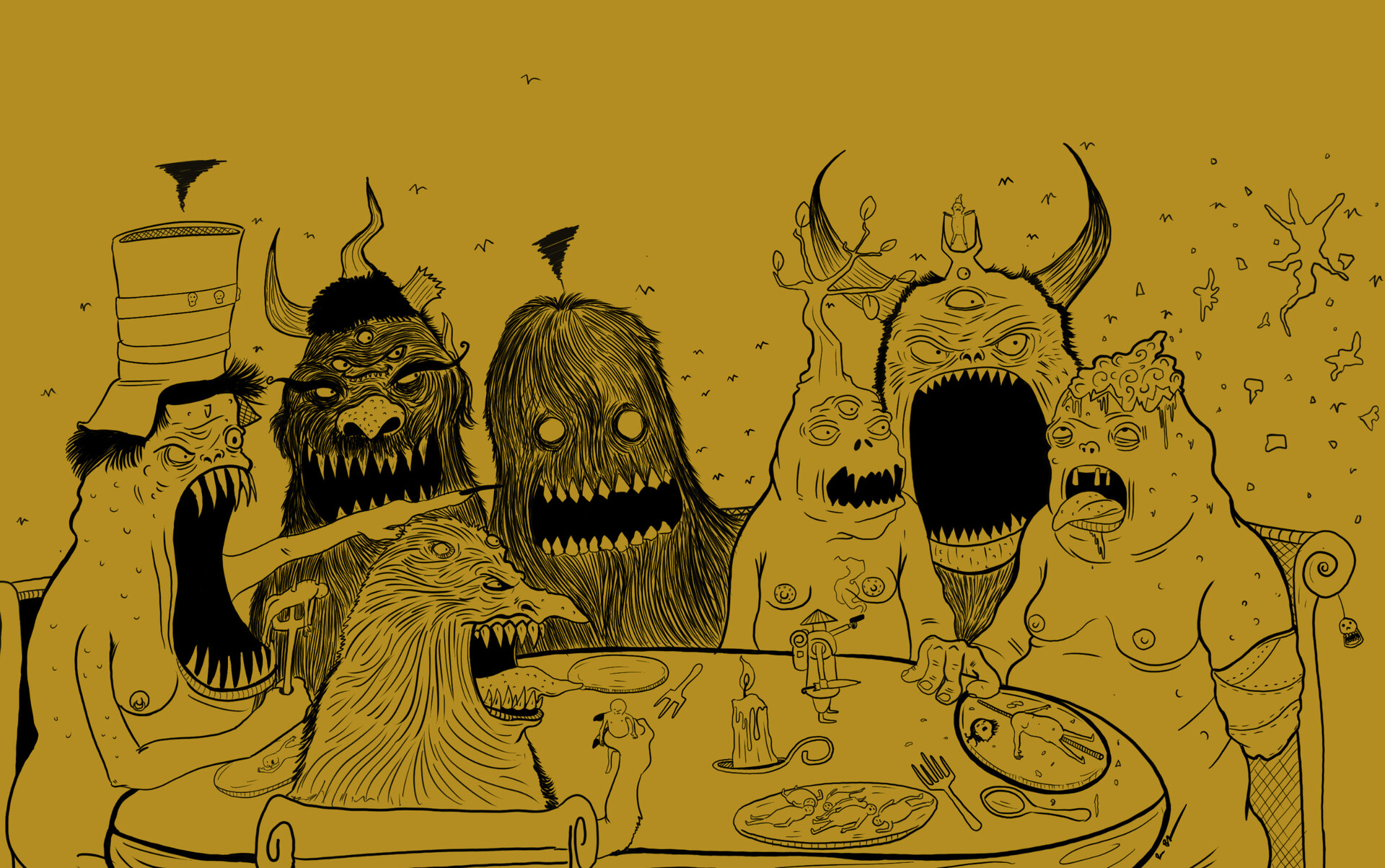 ArtStation - Monster feast