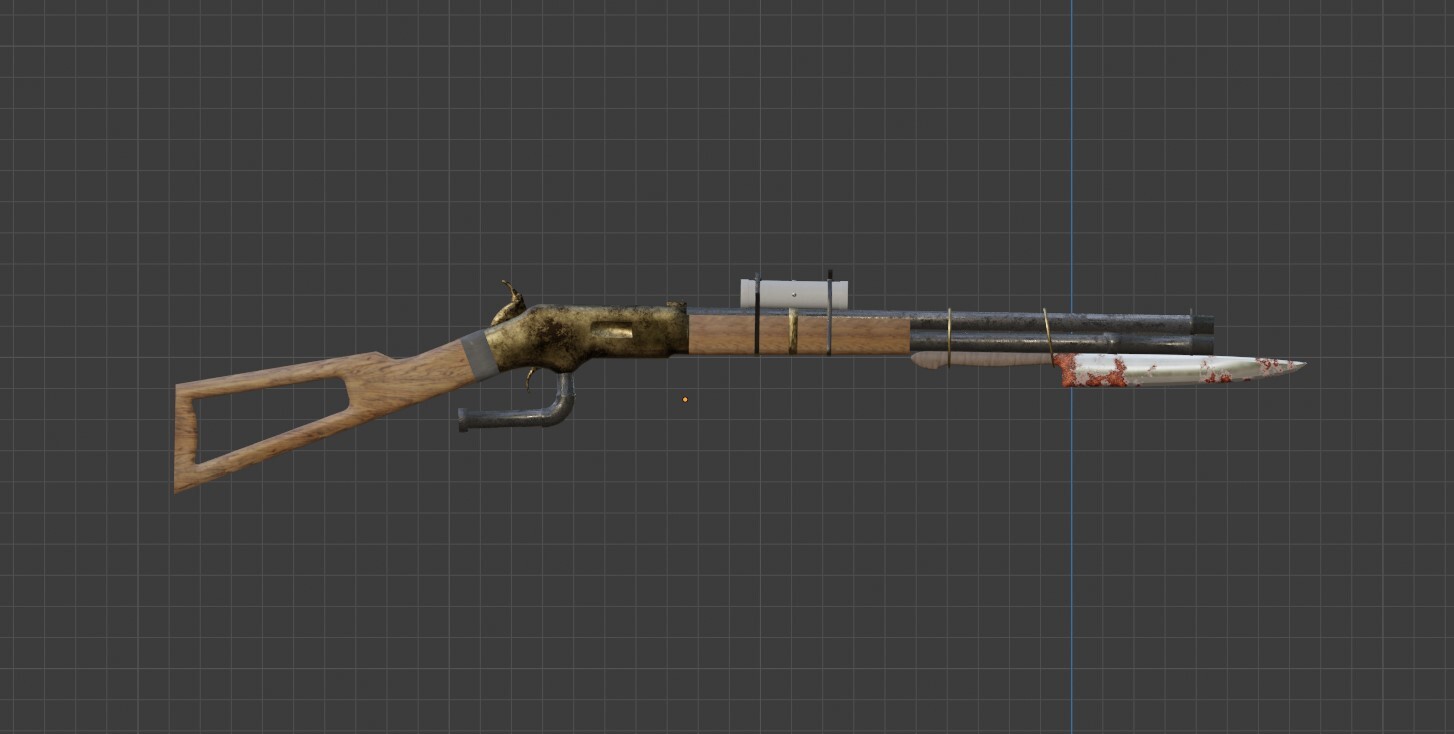 ArtStation - Old Winchester rifle