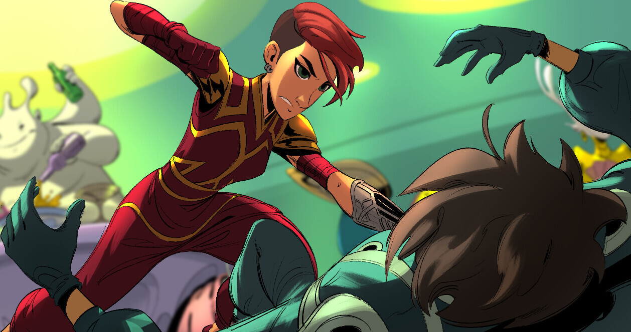 Rohan Baikar - Illustration made for motion comics.