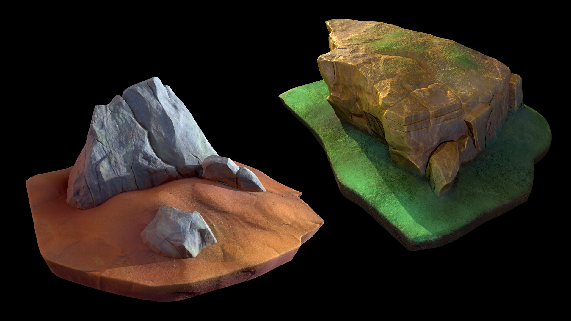ArtStation - Rock Study