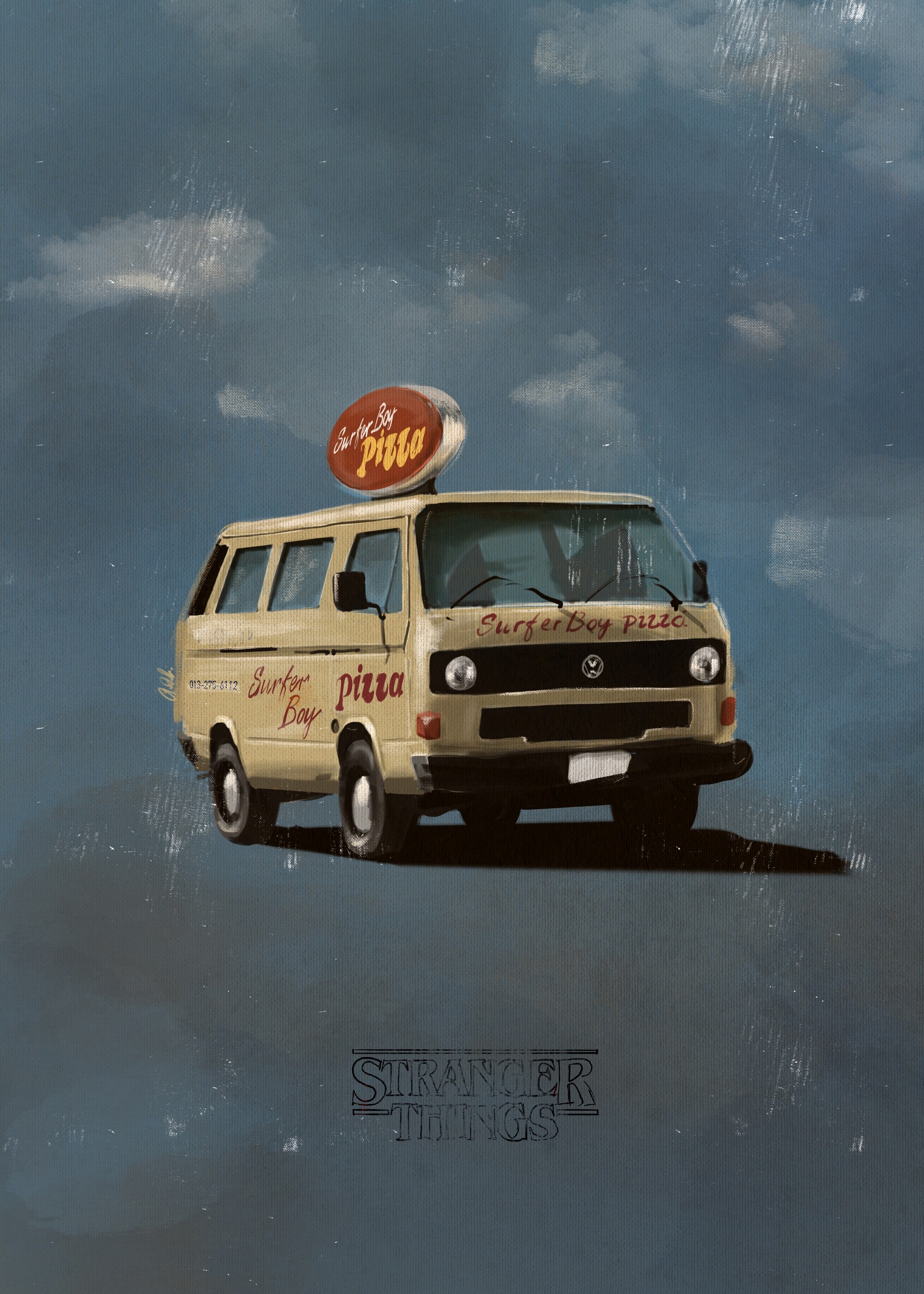 ArtStation - Stranger things van