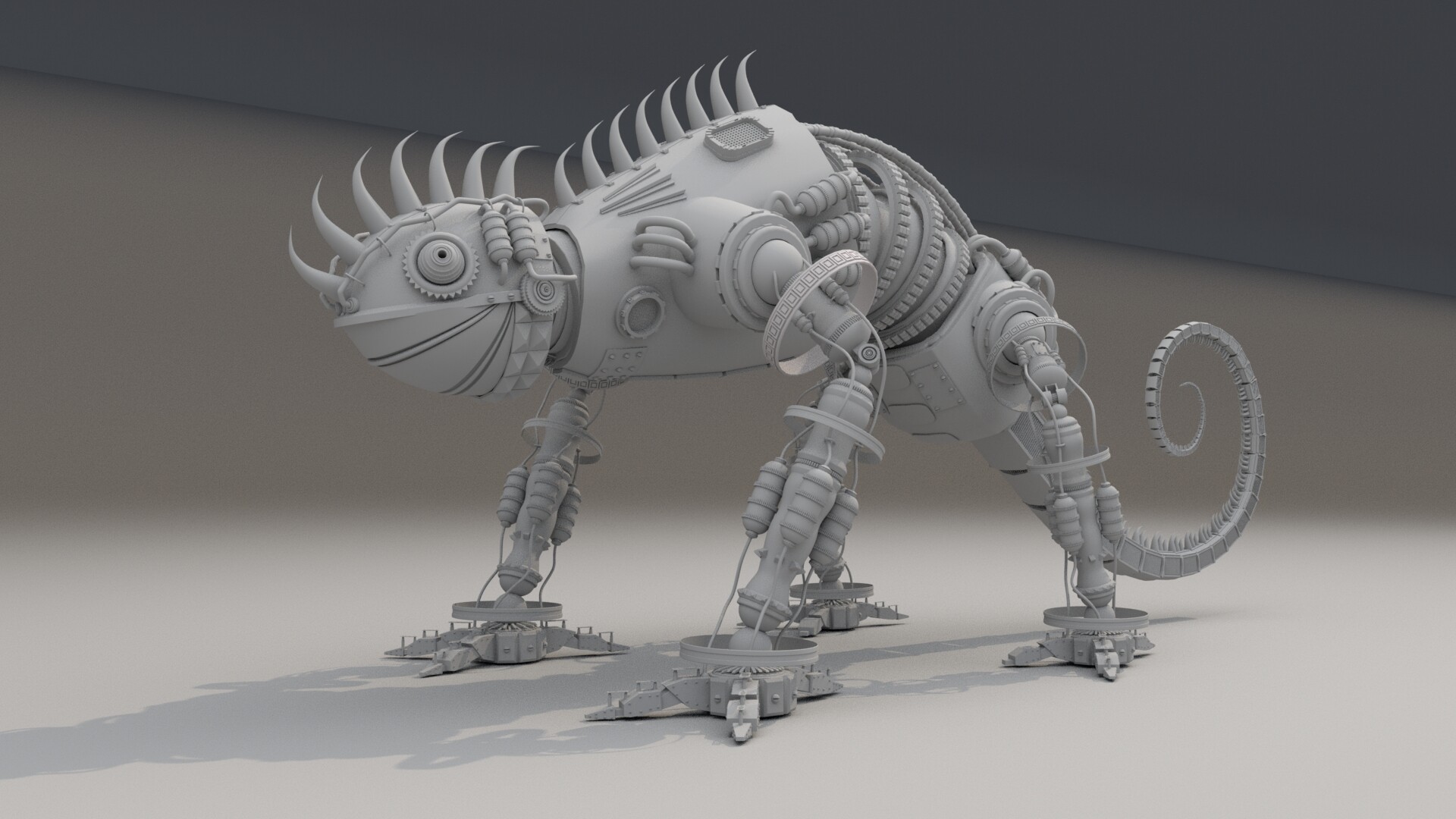 ArtStation - Camlen robot 3d modeling