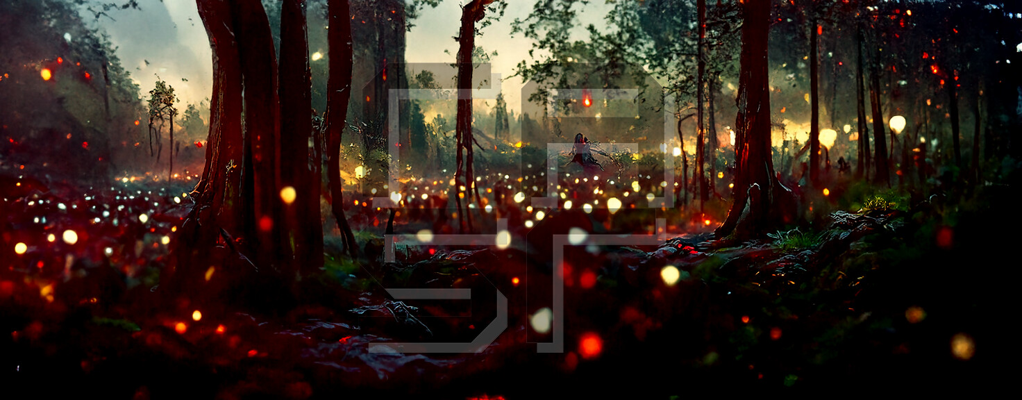 ArtStation - The red forest