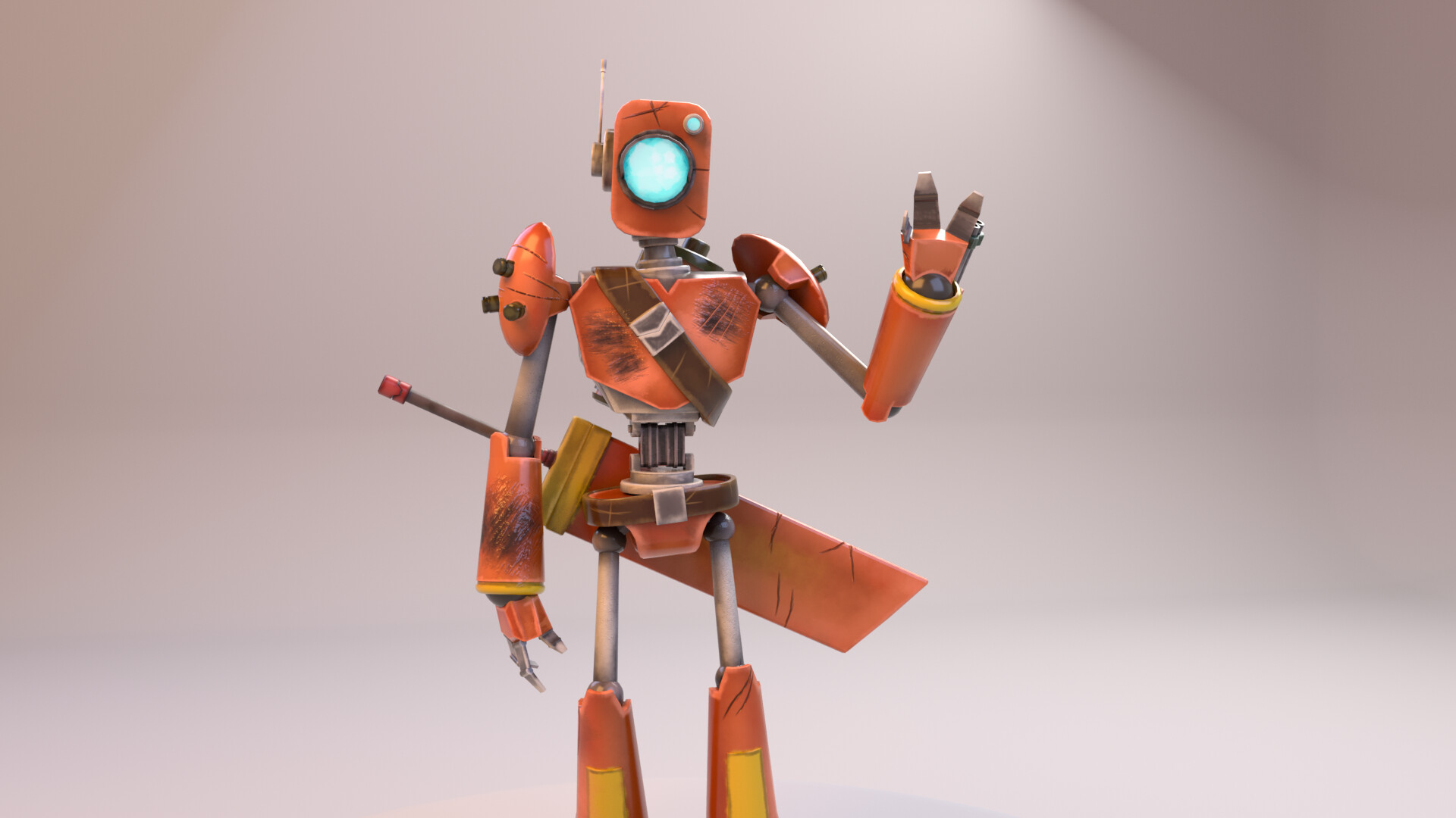 ArtStation - Game ready Robot