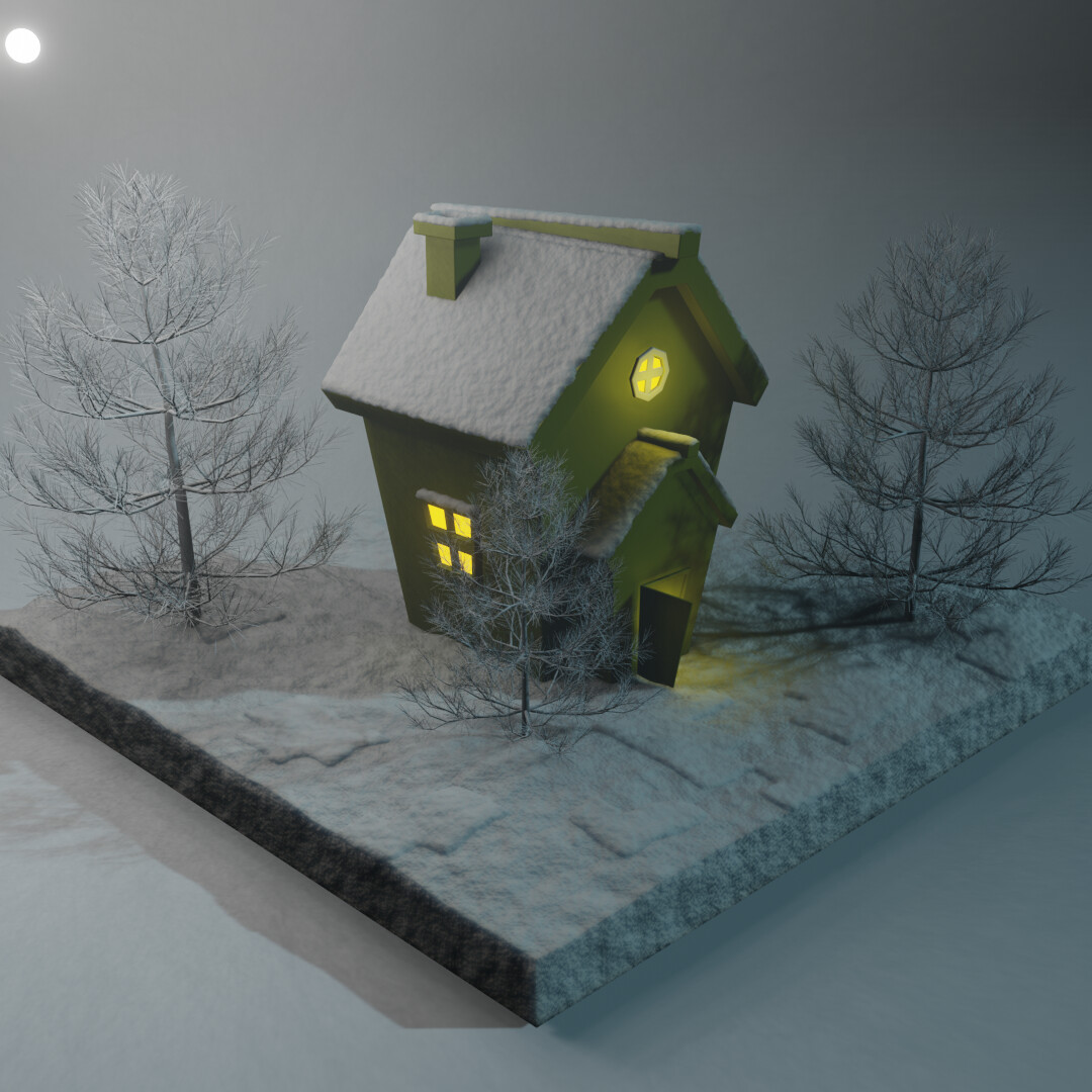ArtStation - Snow house