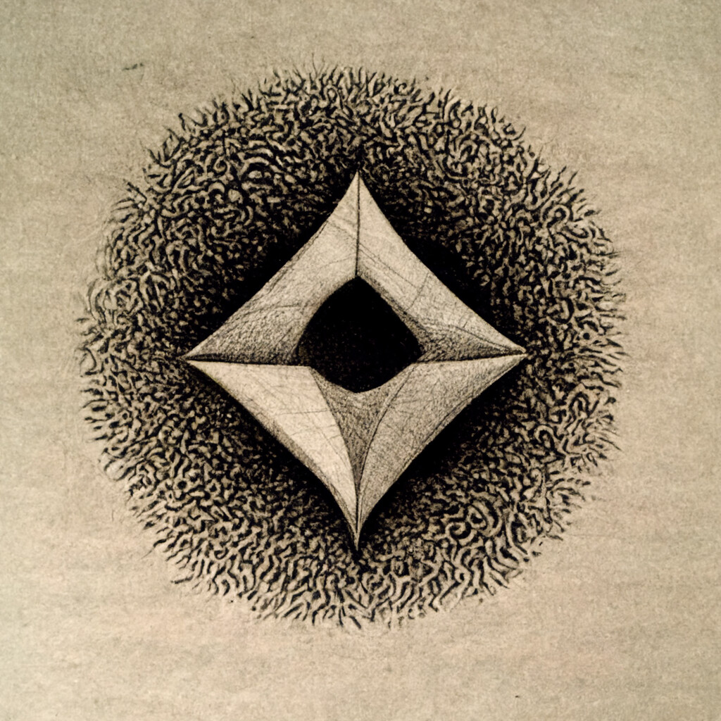 ArtStation - Digital drawing of abstract shapes and birds - AI/ML (mj)