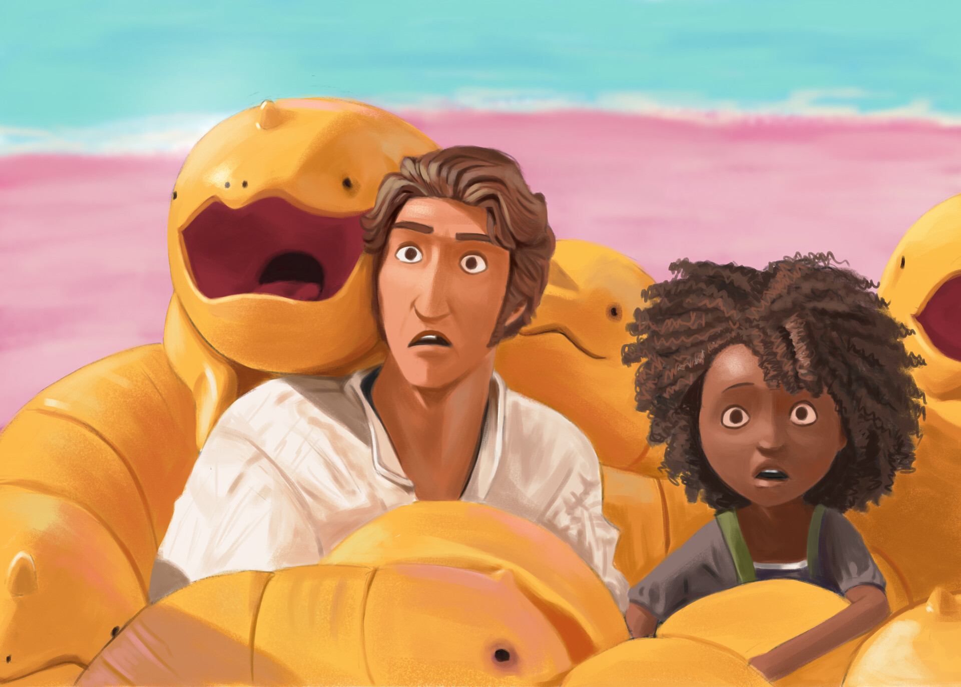 ArtStation - Sea Beast Movie Scene Illustration