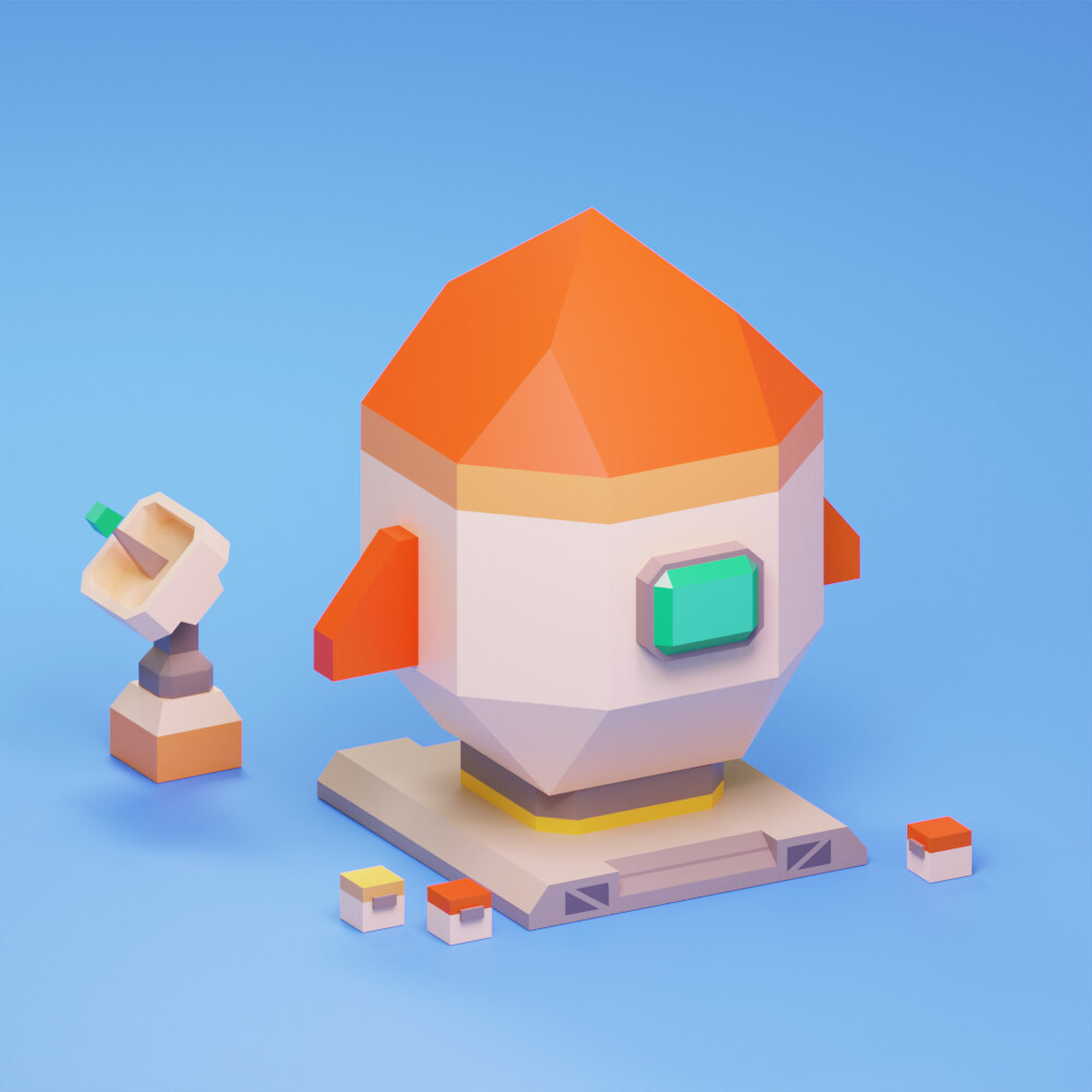 ArtStation - Mini-Rocket