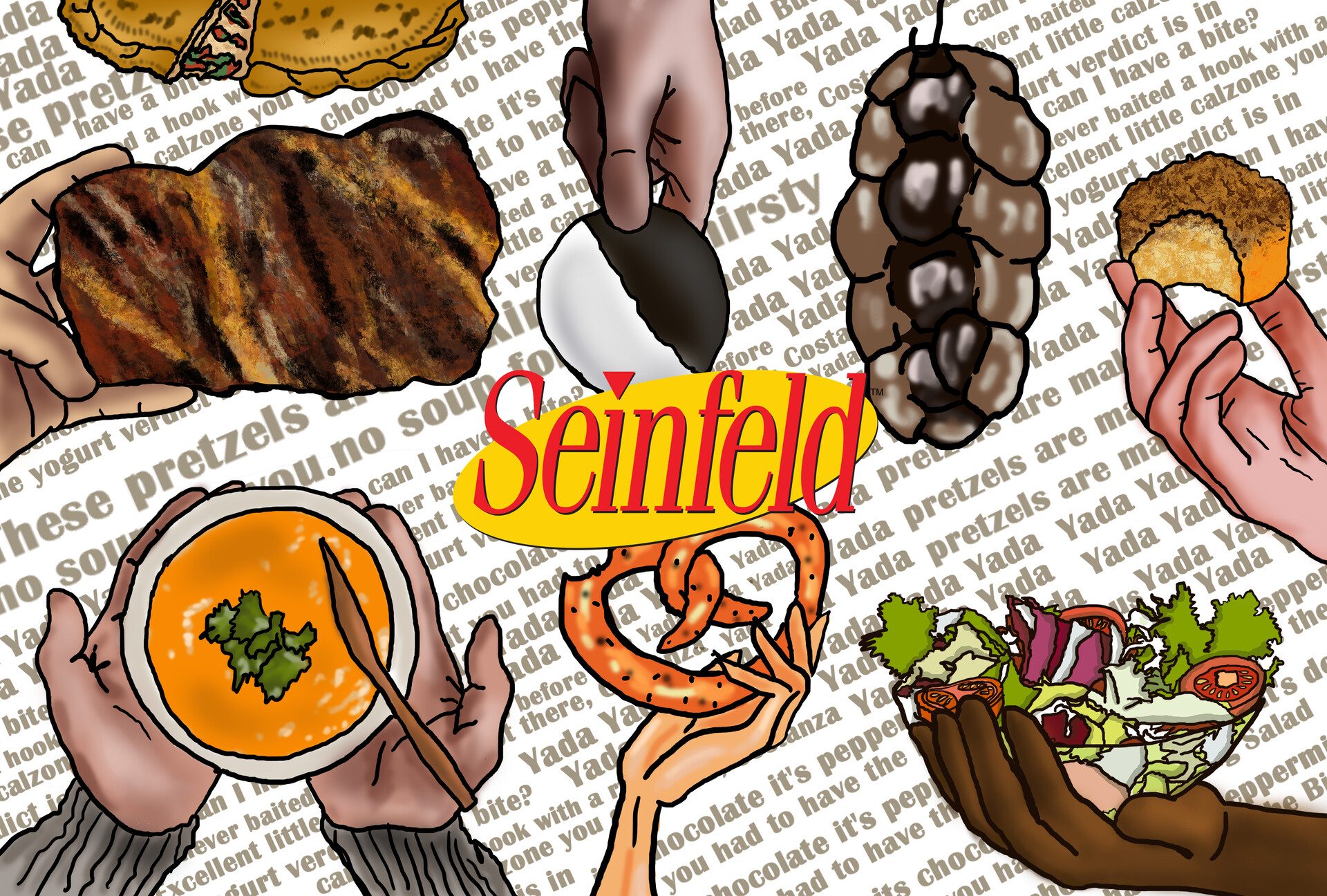 ArtStation - Seinfeld food