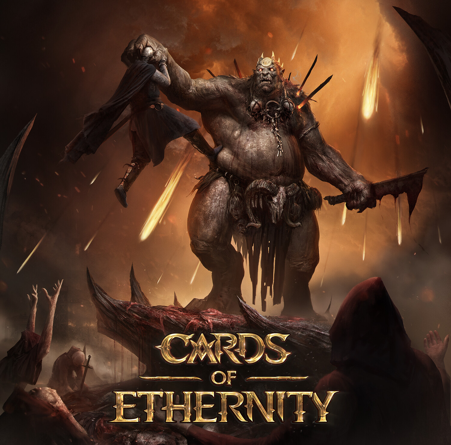 ArtStation - Barbarian Warlock - Creature Card - Cards of Ethernity