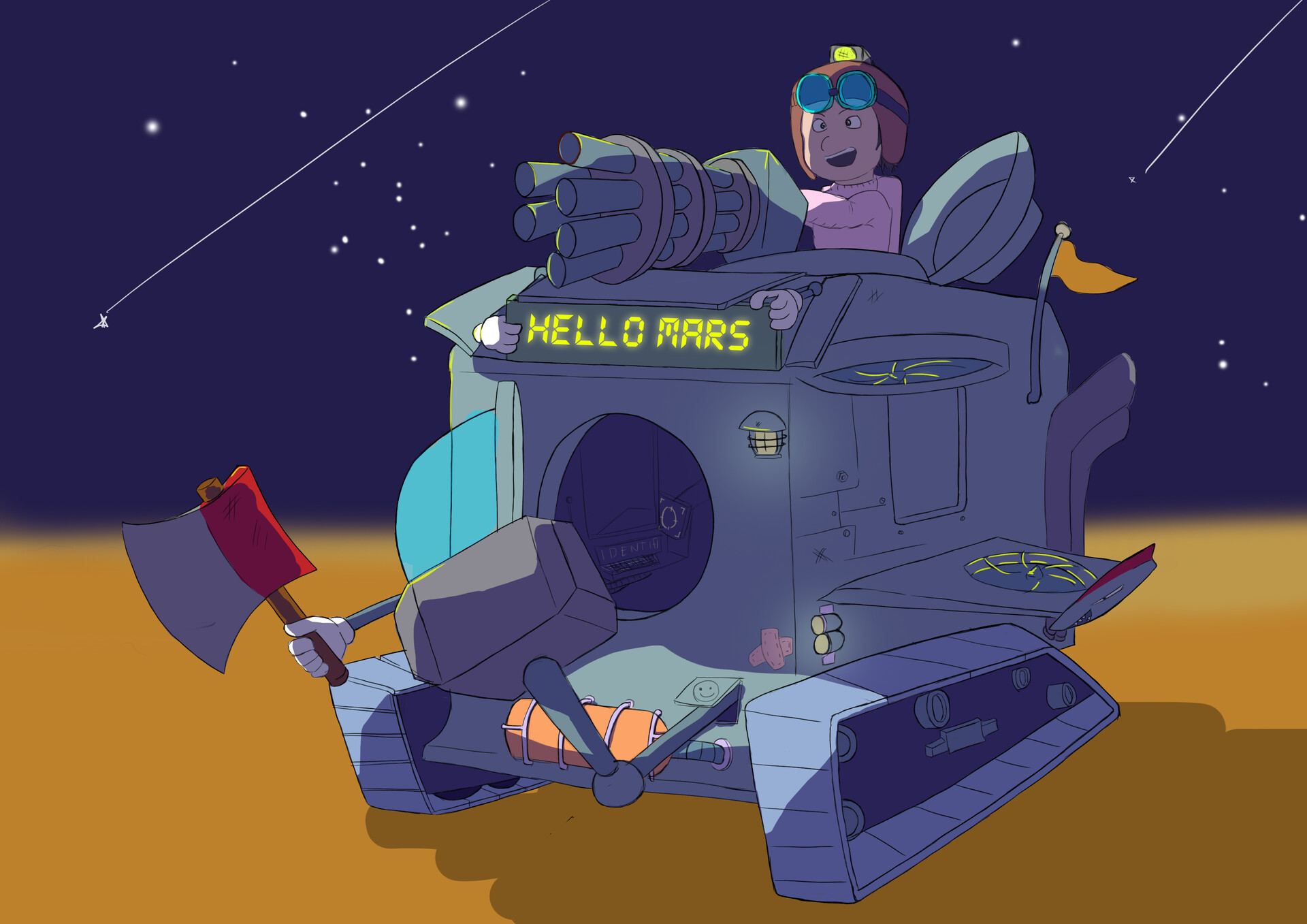 ArtStation - Mars rover