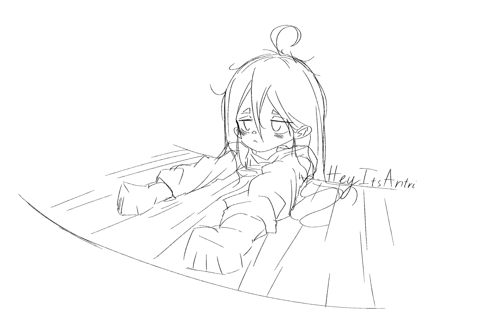 ArtStation - Daily Sketch 35: Sleepy