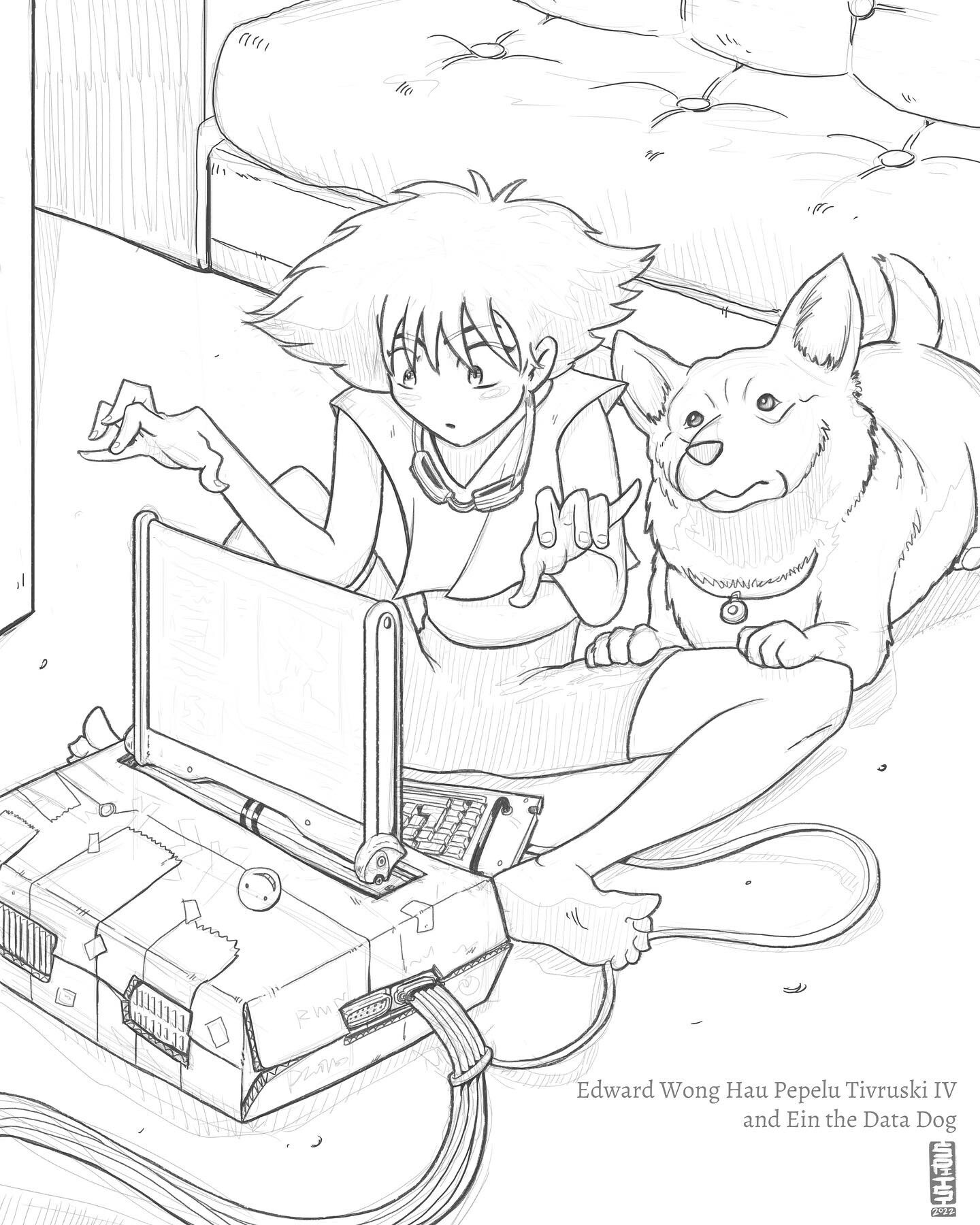 Ein Cowboy Bebop Drawing