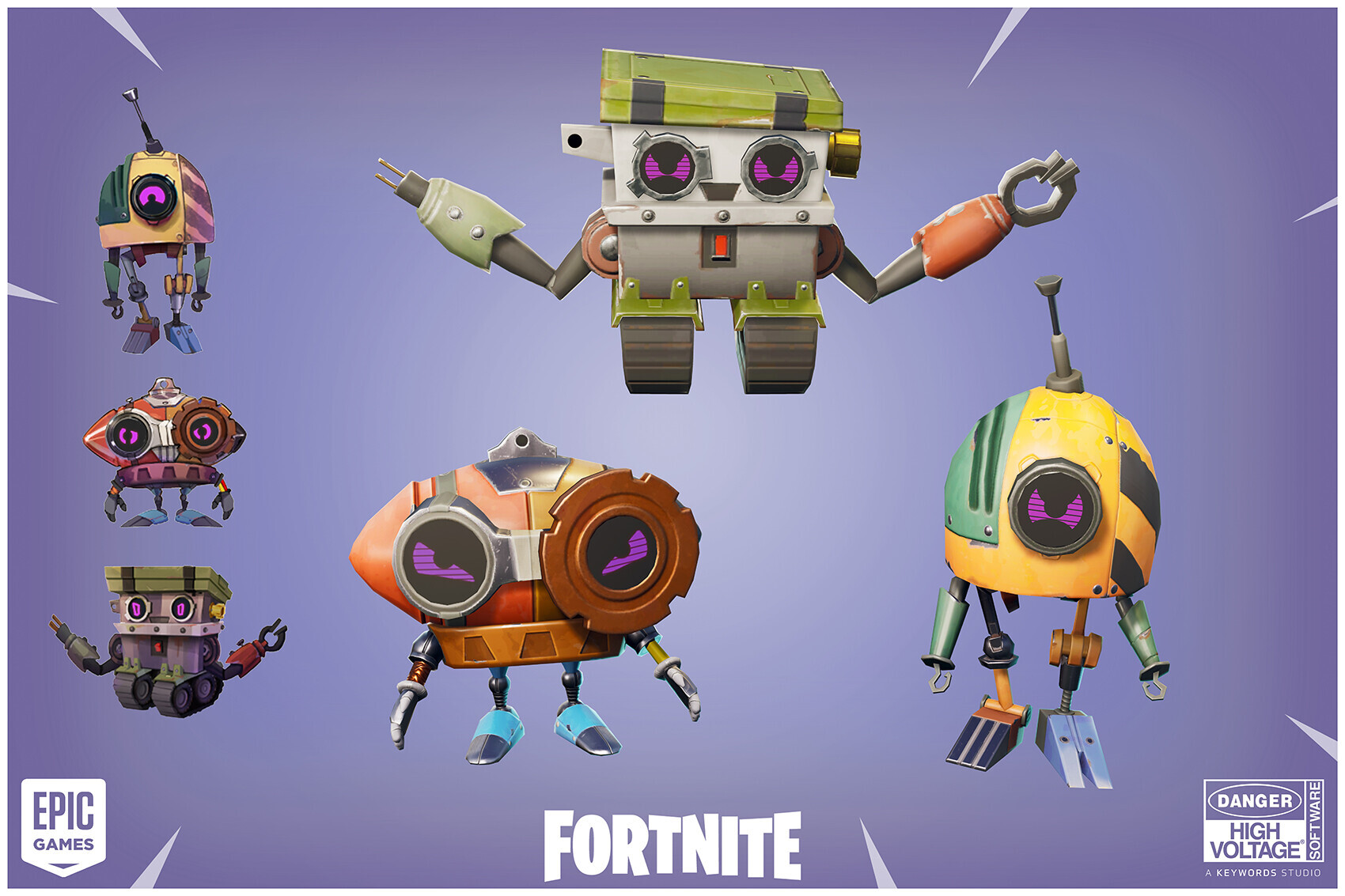 Olutomiwa Adeyingbo - Fortnite - Lair Challenge Robots