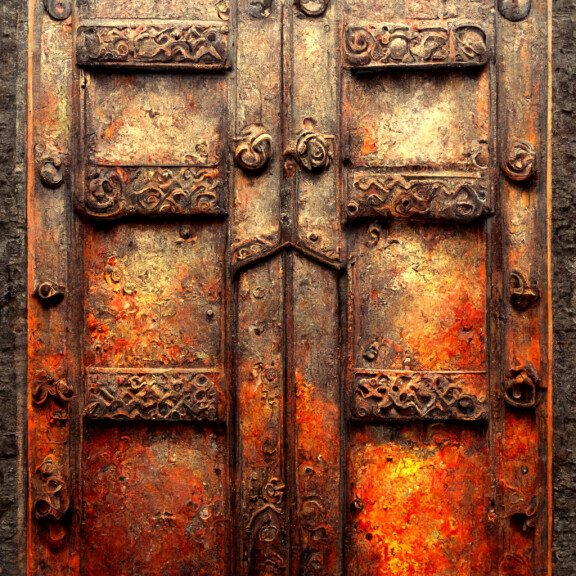ArtStation - Free Inferno Door Texture