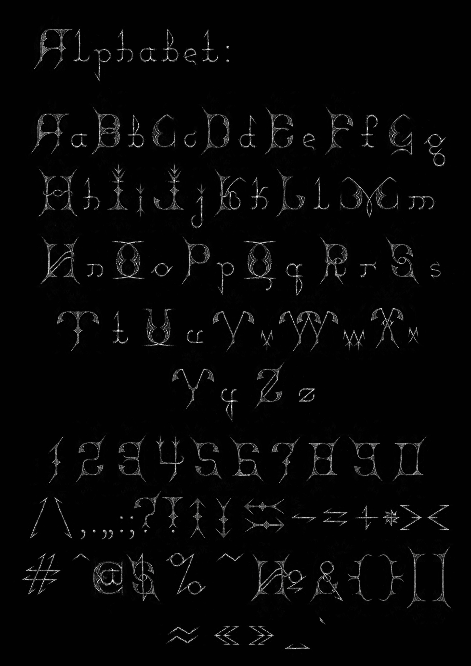 ArtStation - Alphabet tipe