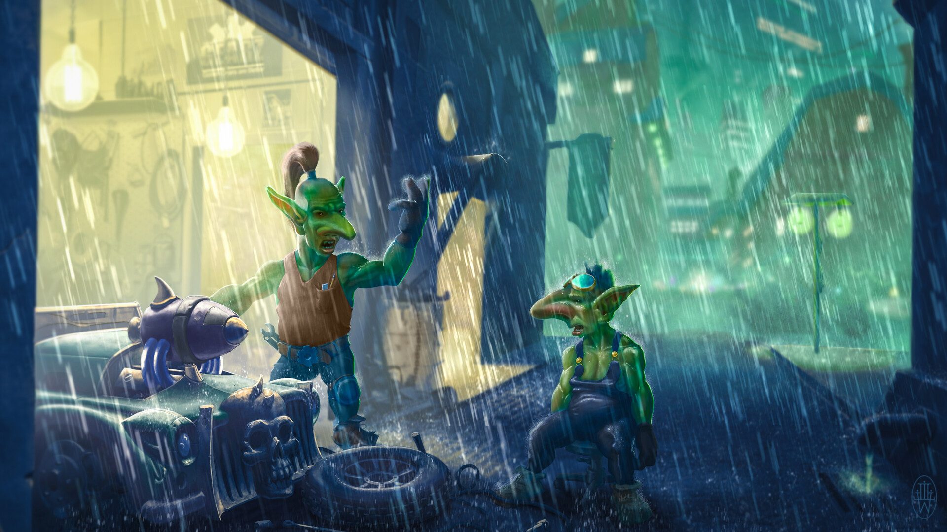 ArtStation - The Streets of Kezan | Fan Art