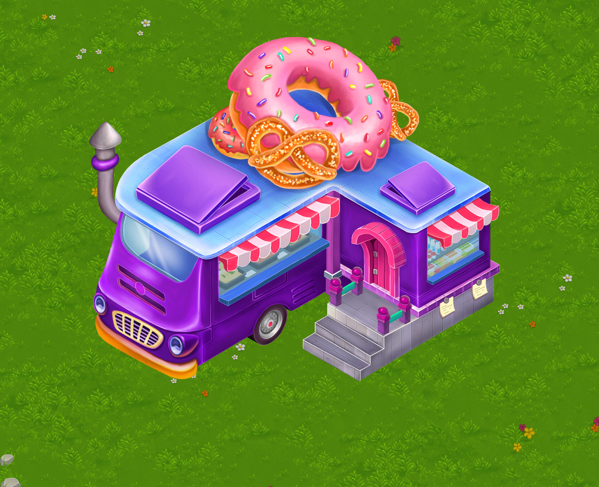 ArtStation - Food Bus