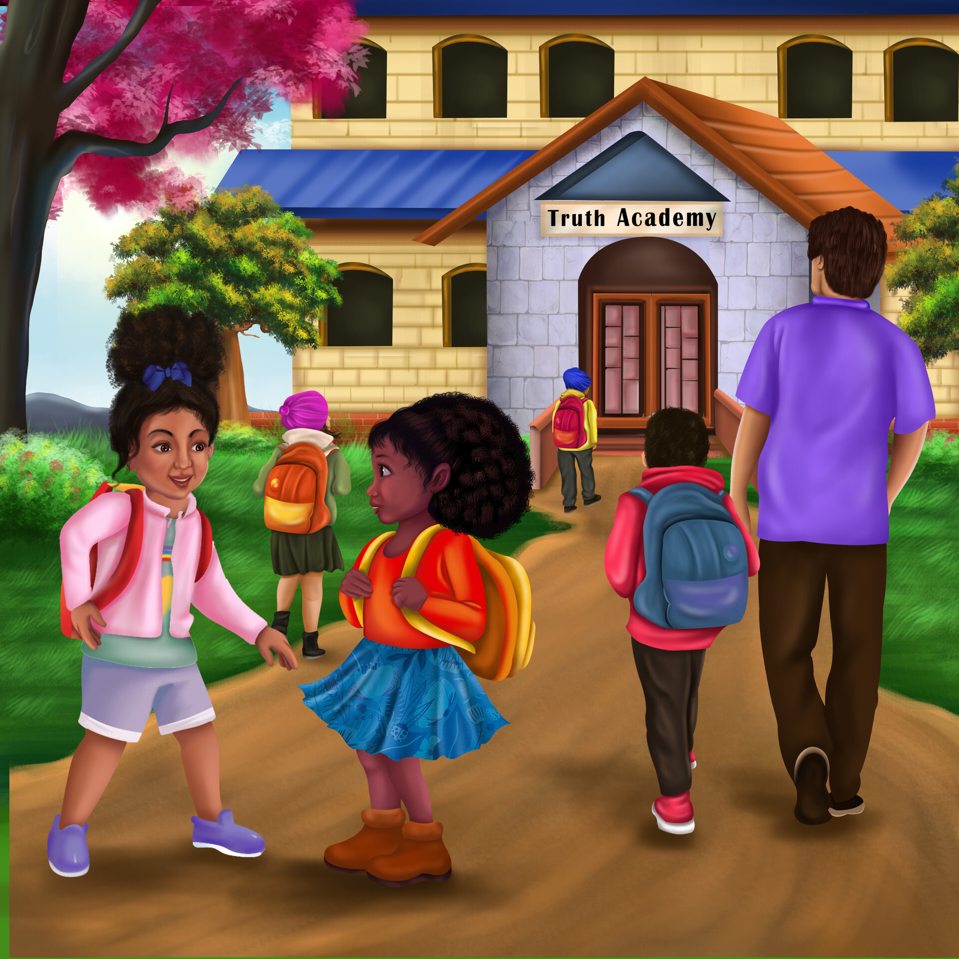 ArtStation - Kids book cover done for client