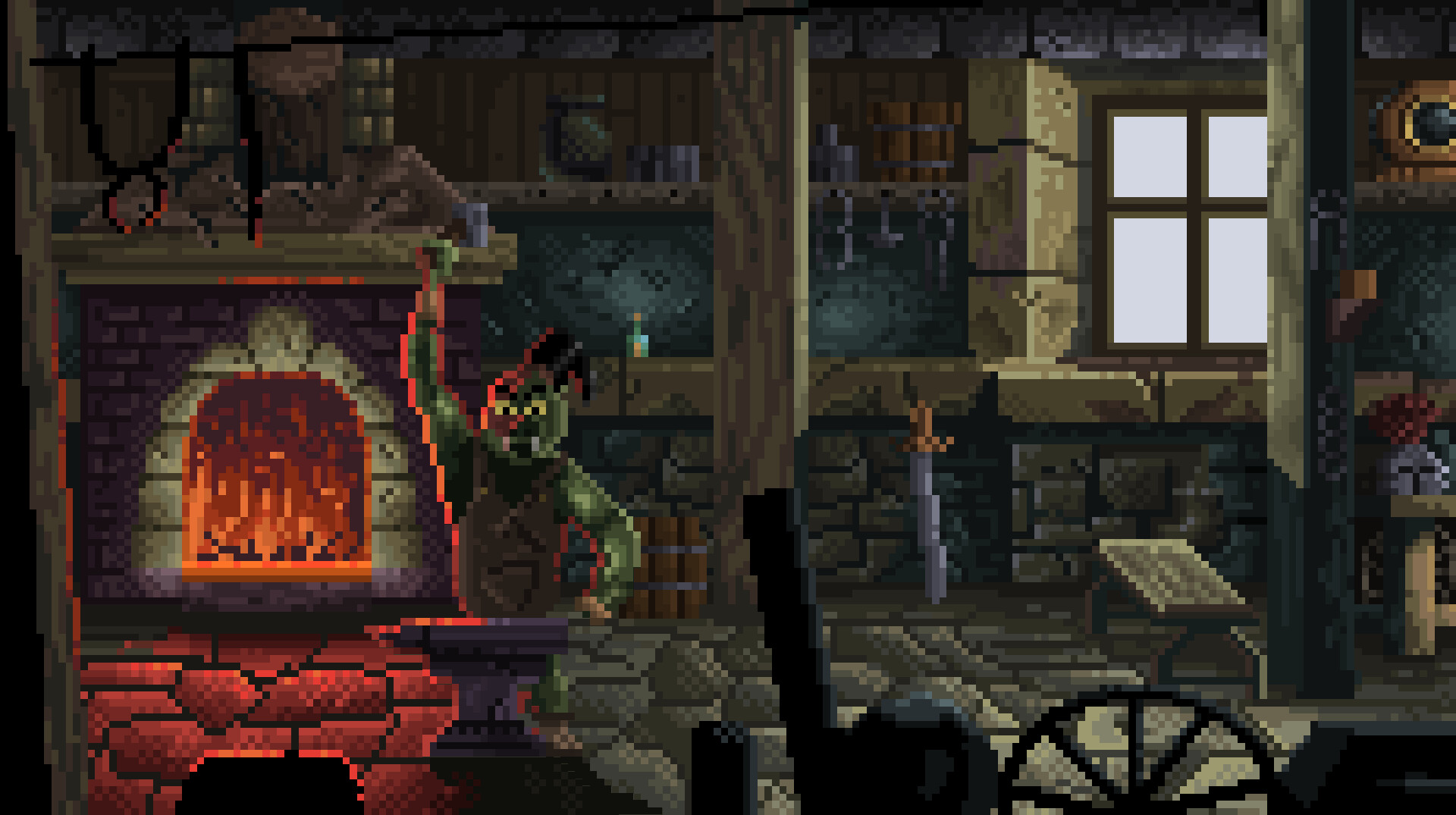 ArtStation - Blacksmith Pixel Art