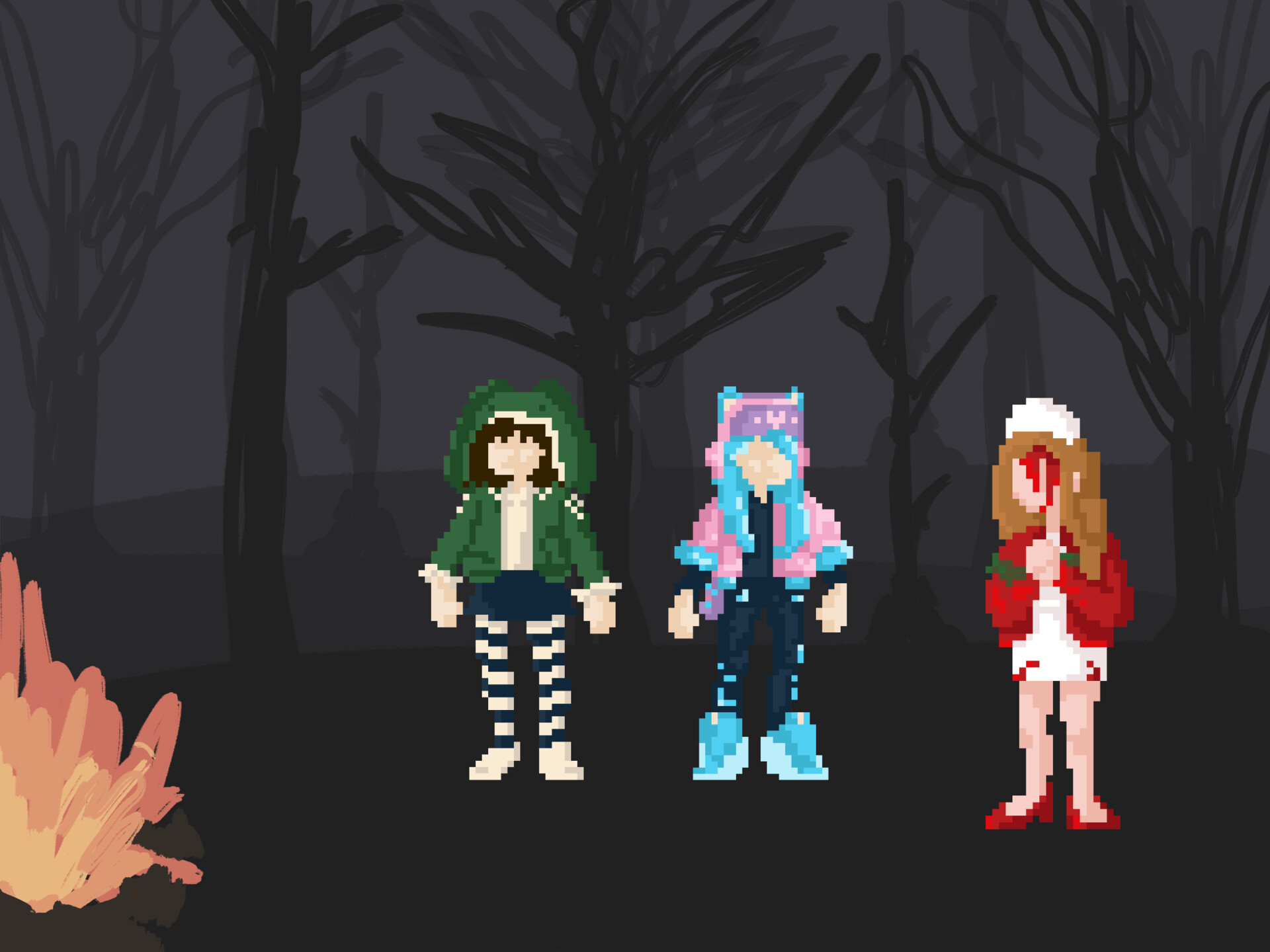 ArtStation - Dead by Daylight Player Characters Pixel Art