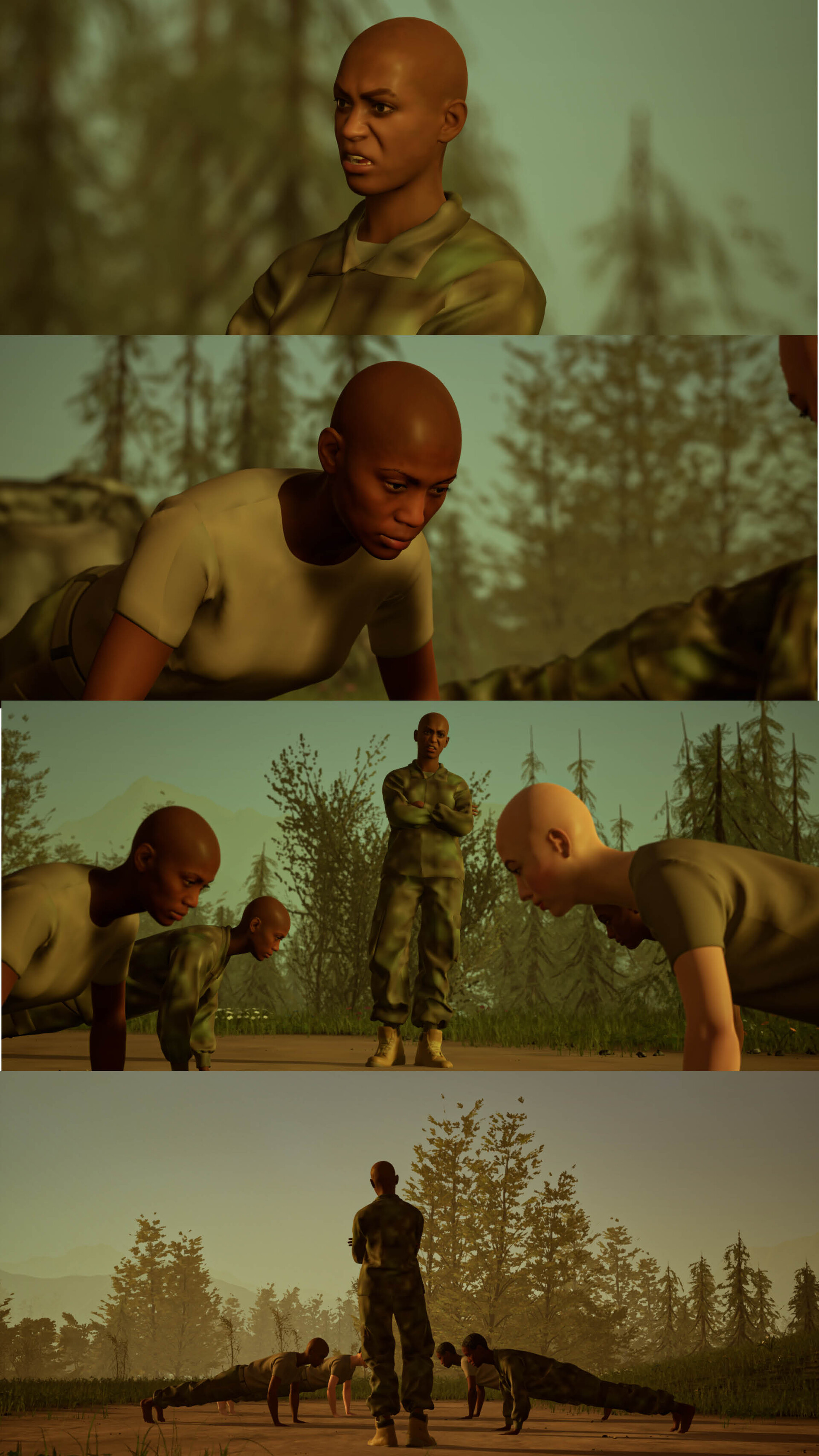 ArtStation - Female Army - 3D Storyboard