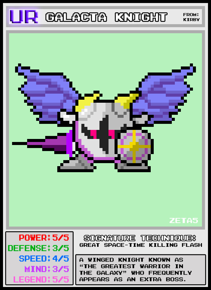 Galacta Knight Sprites