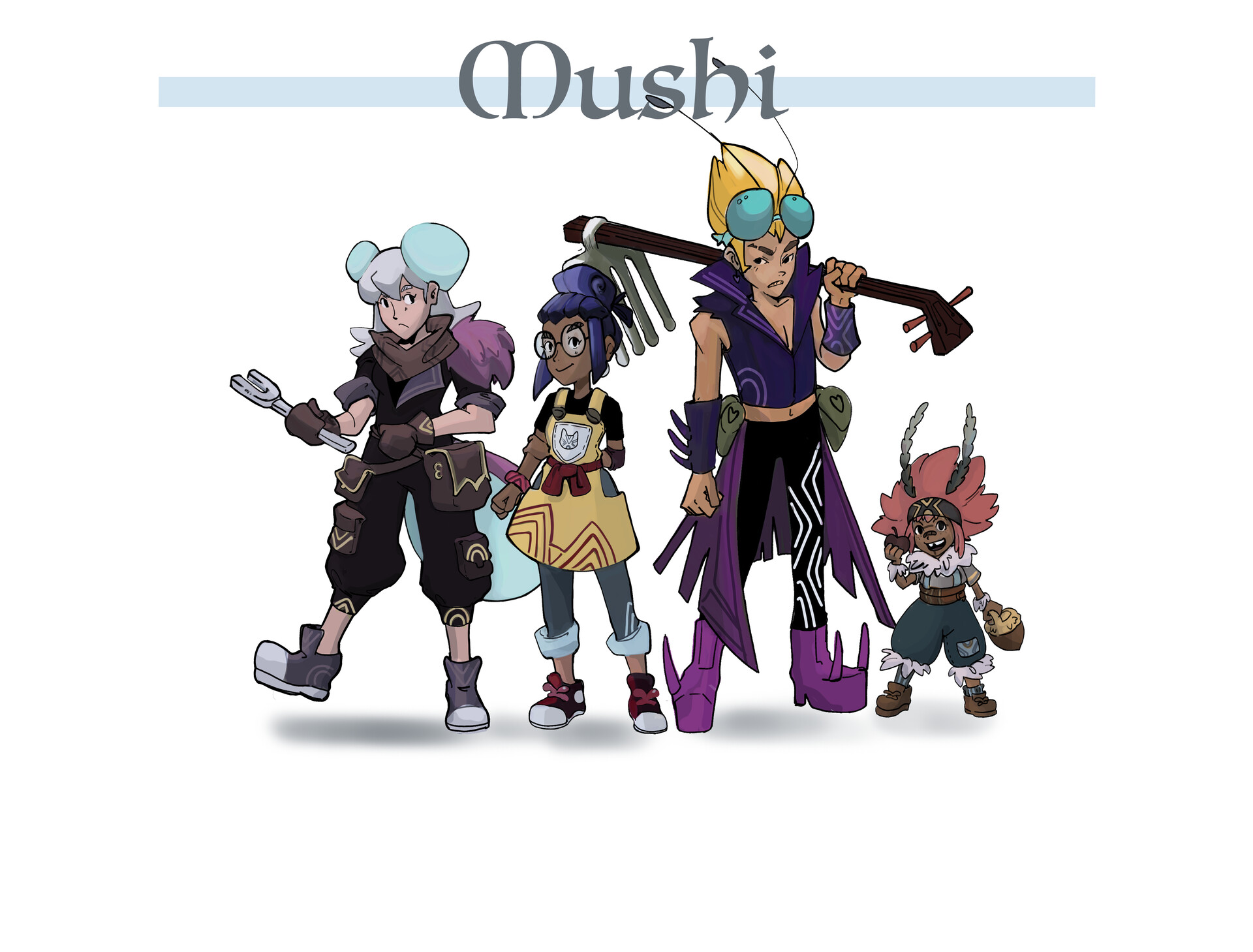 ArtStation - Mushi - a Visual Novel project