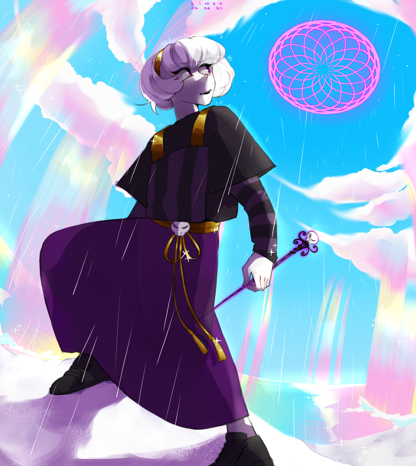 simon - Rose stands by her land of rain and light