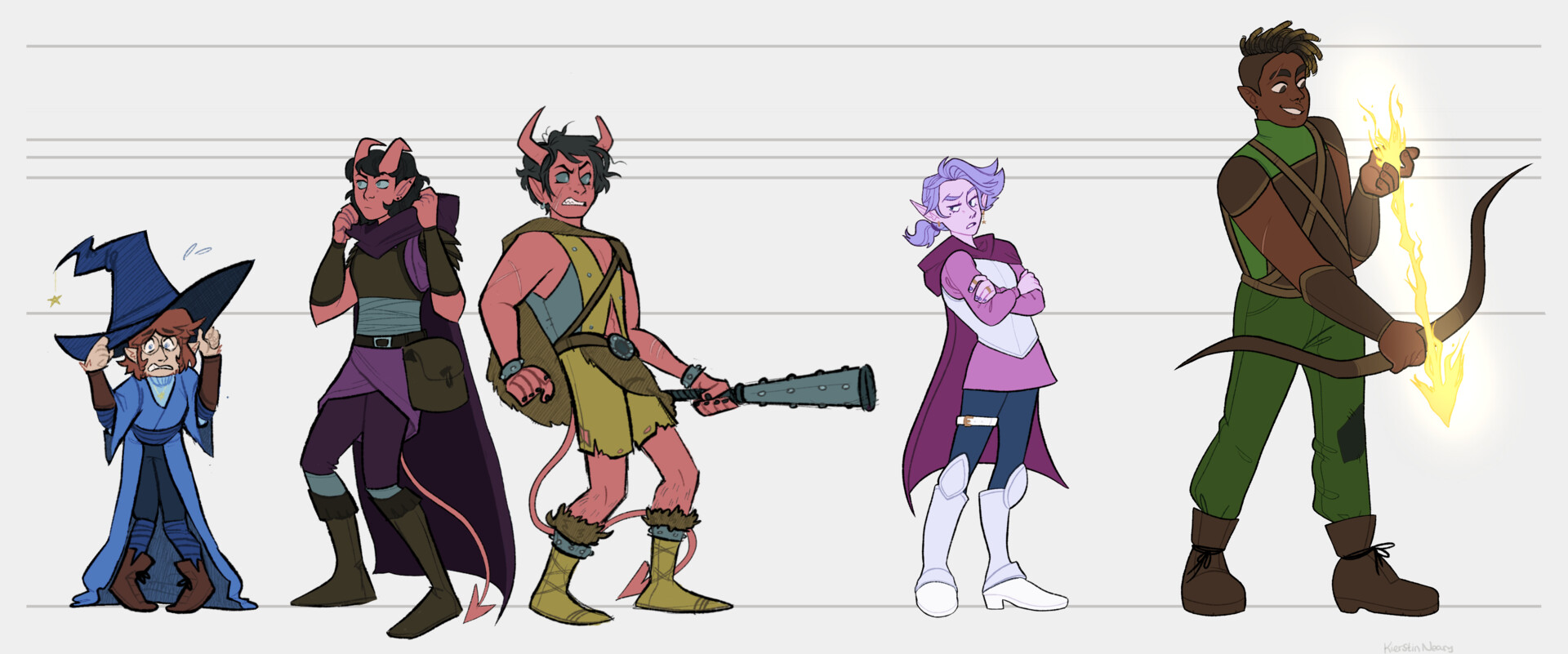 ArtStation - 80's D&D Show Adaptation Line Up